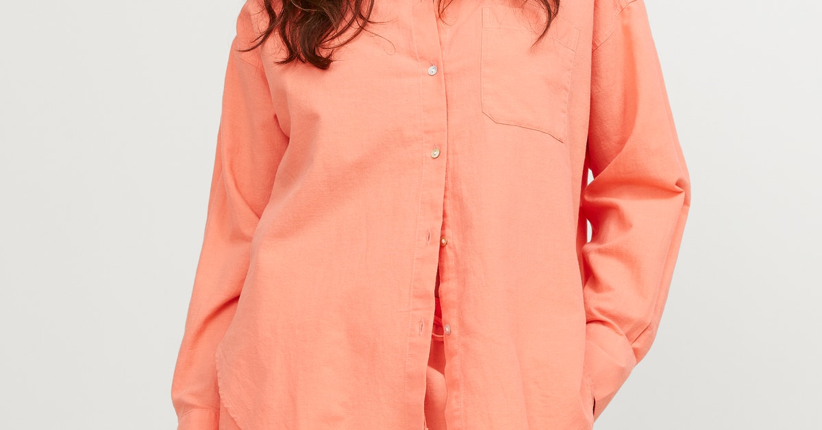 JXJAMIE Chemise à boutons | Rose foncé | JJXX®