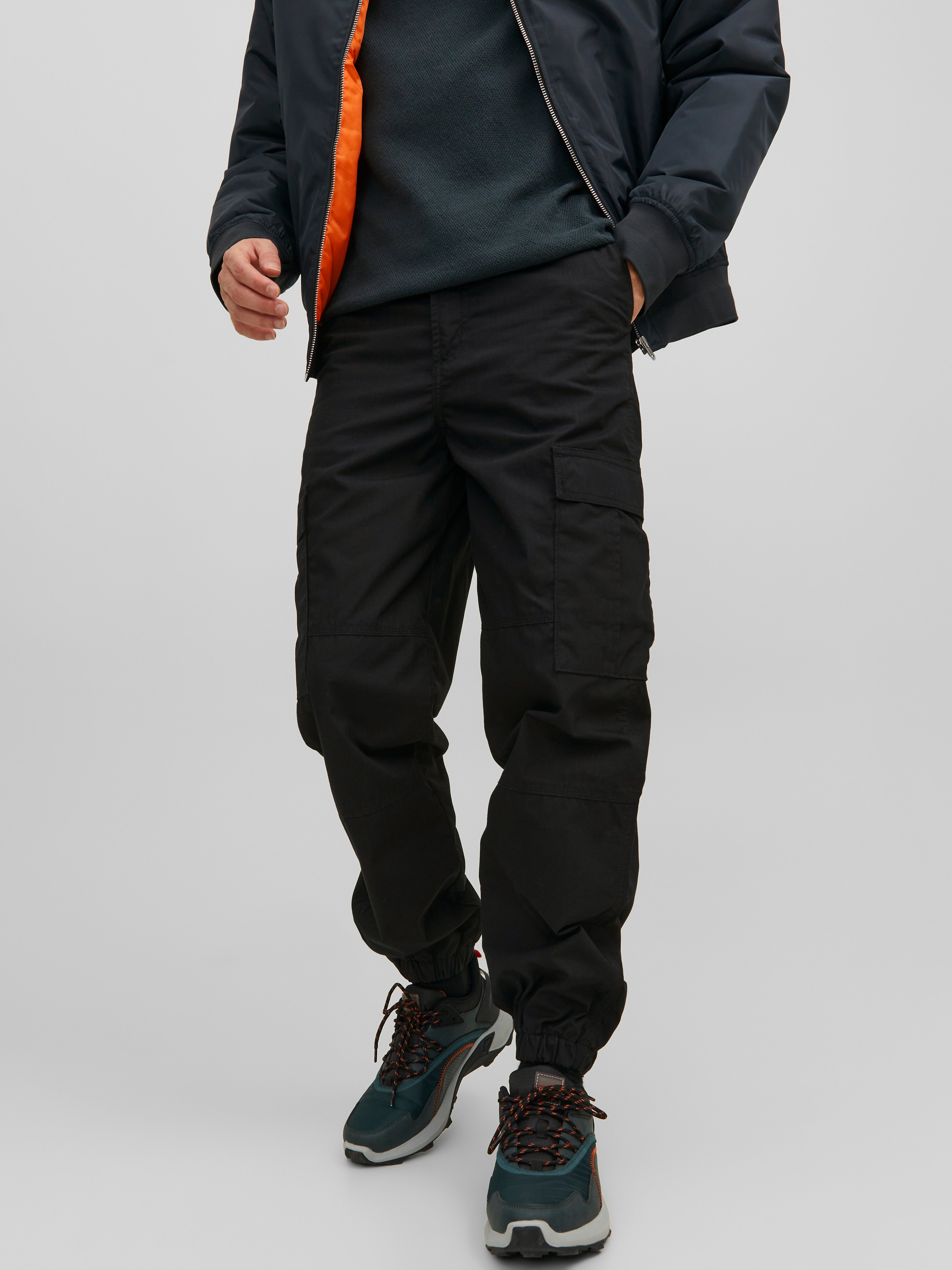 Relaxed Fit Cargo broek | Donkergroen | Jack & Jones®