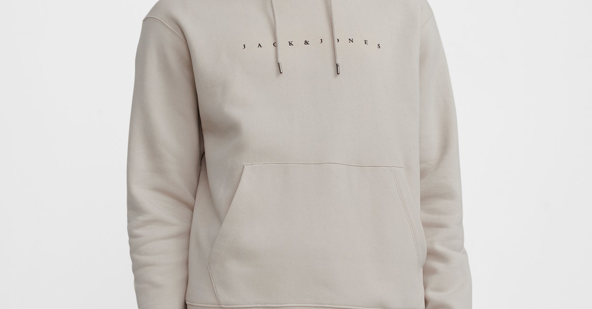 Logo Hoodie | Light Grey | Jack & Jones®