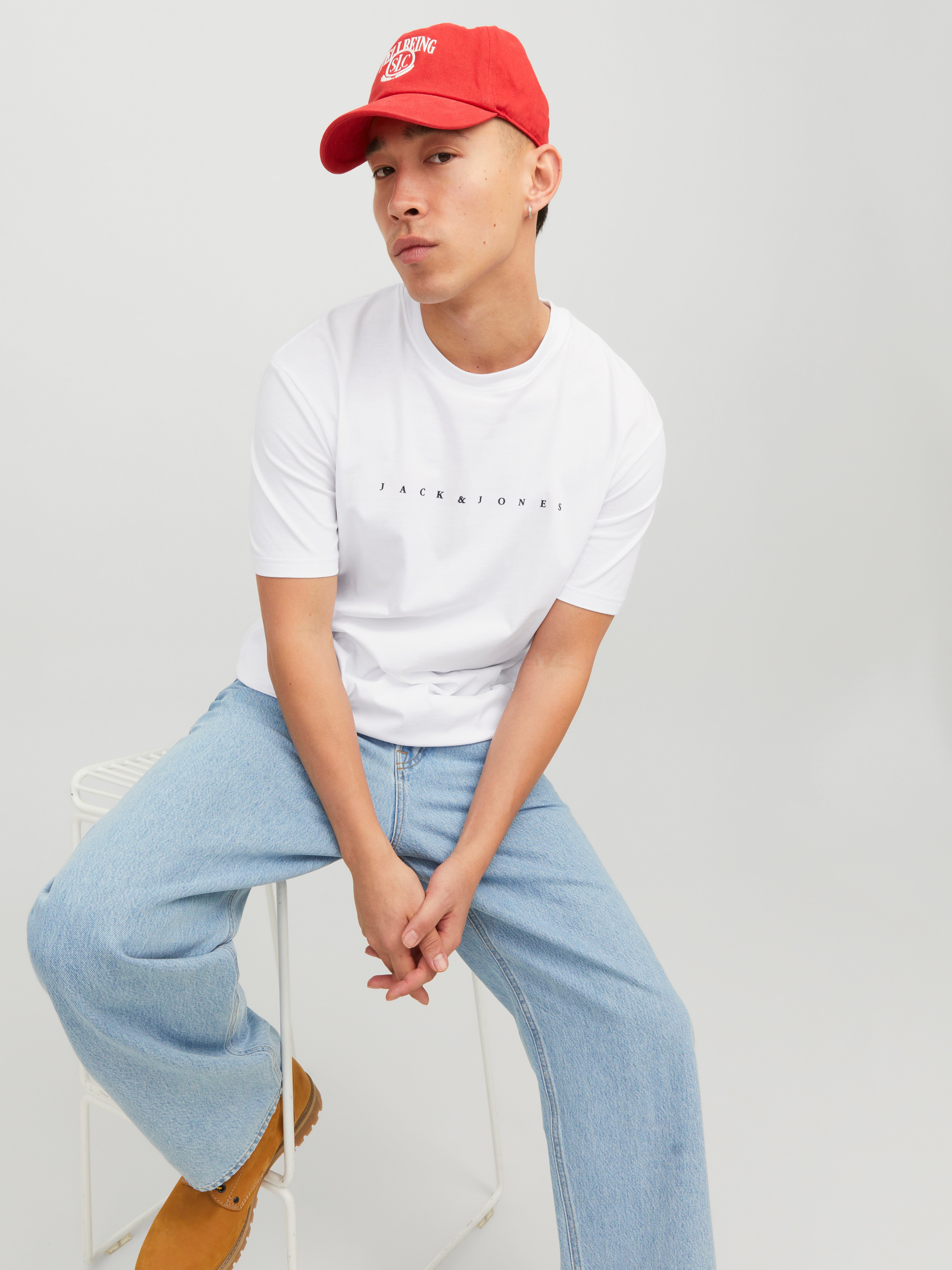 Logo Crew neck T-shirt | White | Jack & Jones®