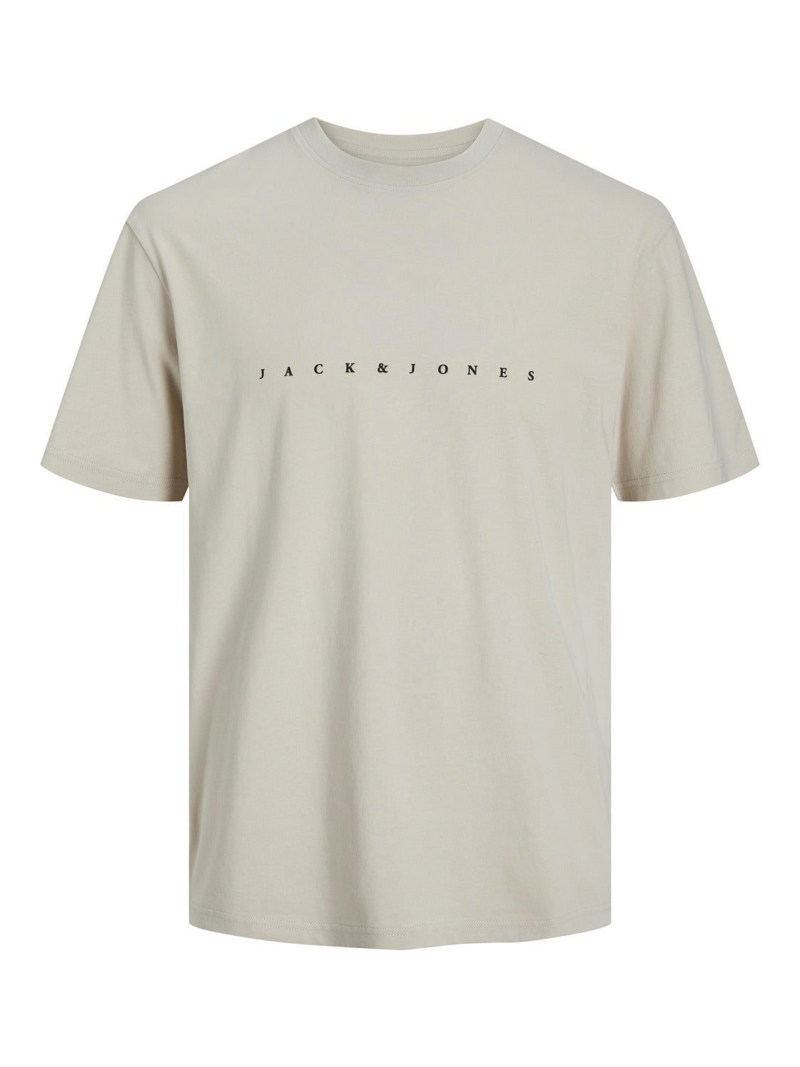 Logo Crew neck T-shirt | Beige | Jack & Jones®