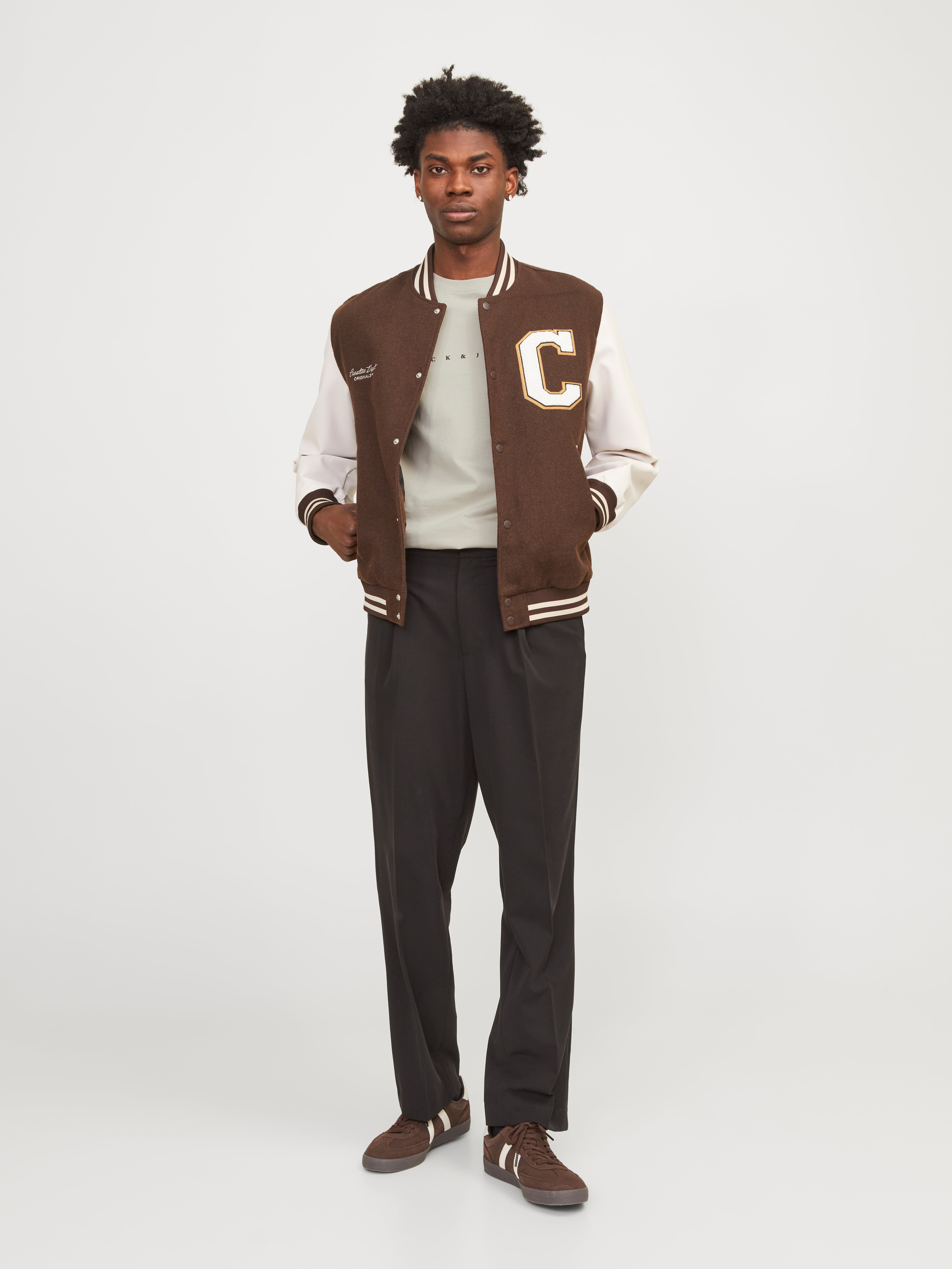 Logotyp Rundringning T-shirt | Beigefärgade | Jack & Jones®