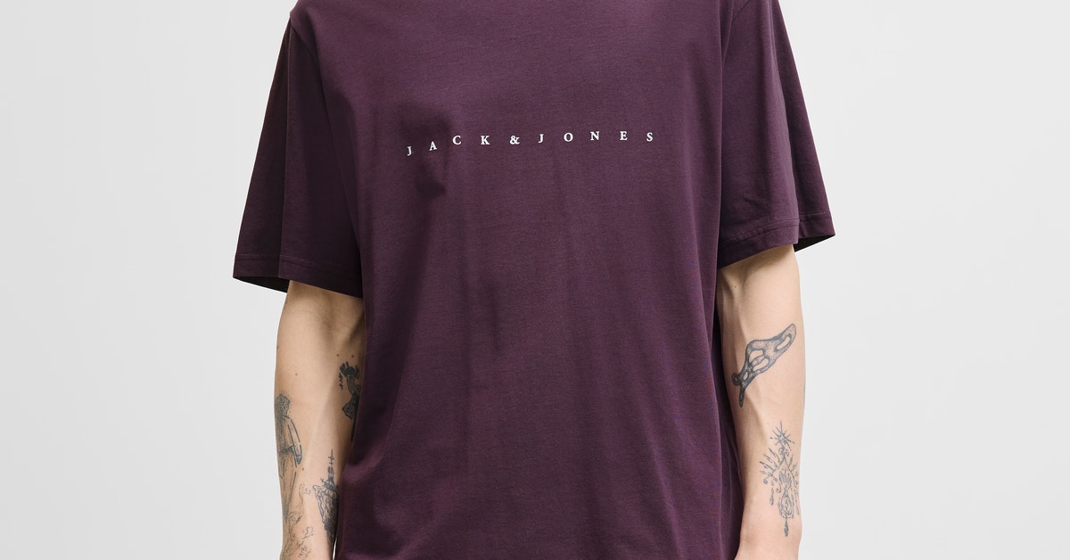 Logo T-shirt | Mørkelilla | Jack & Jones®