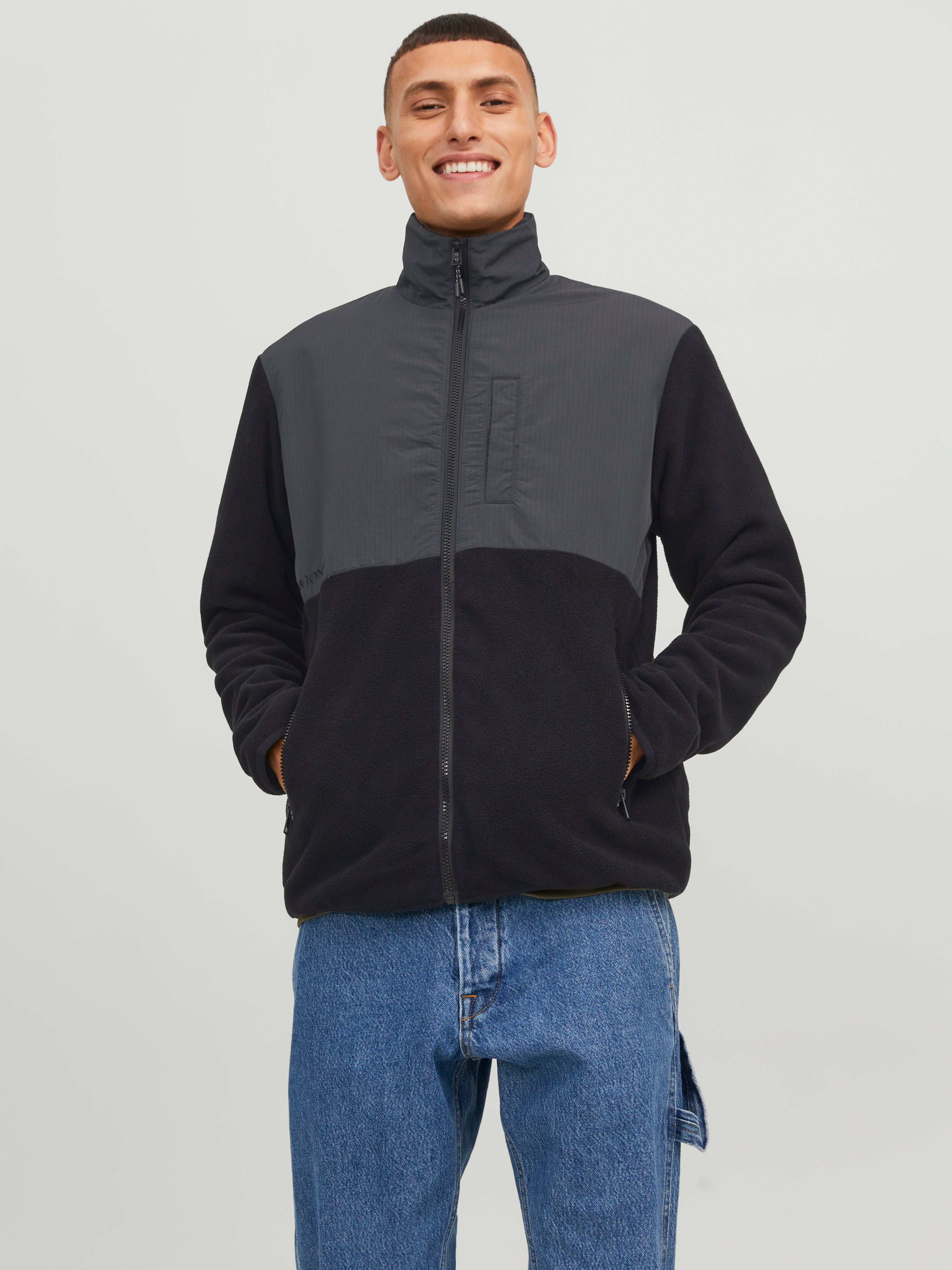 Fleece jacket | Black | Jack & Jones®