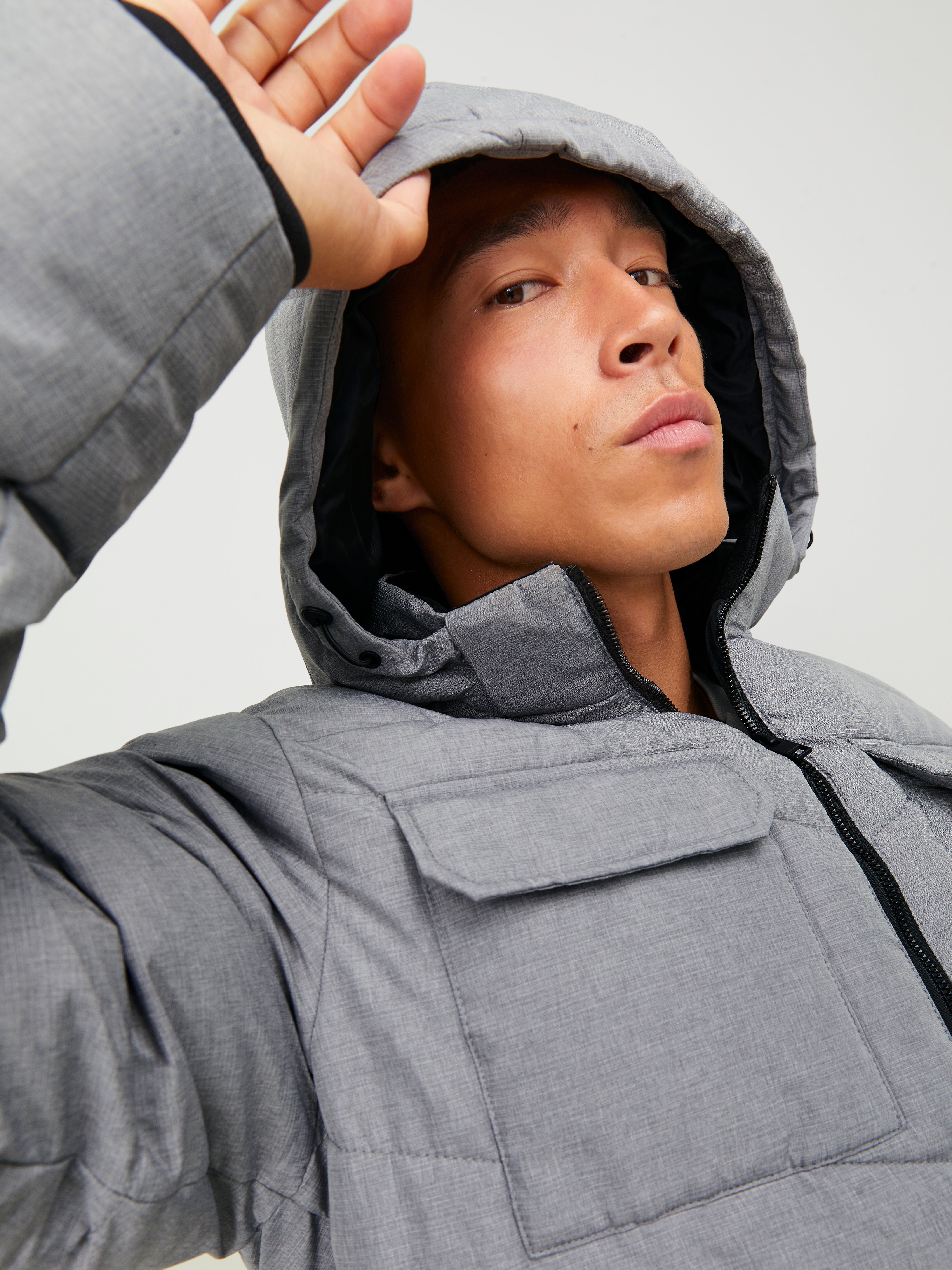 Men's Puffer Jackets & Coats | With Hood & Without | JACK & JONES
