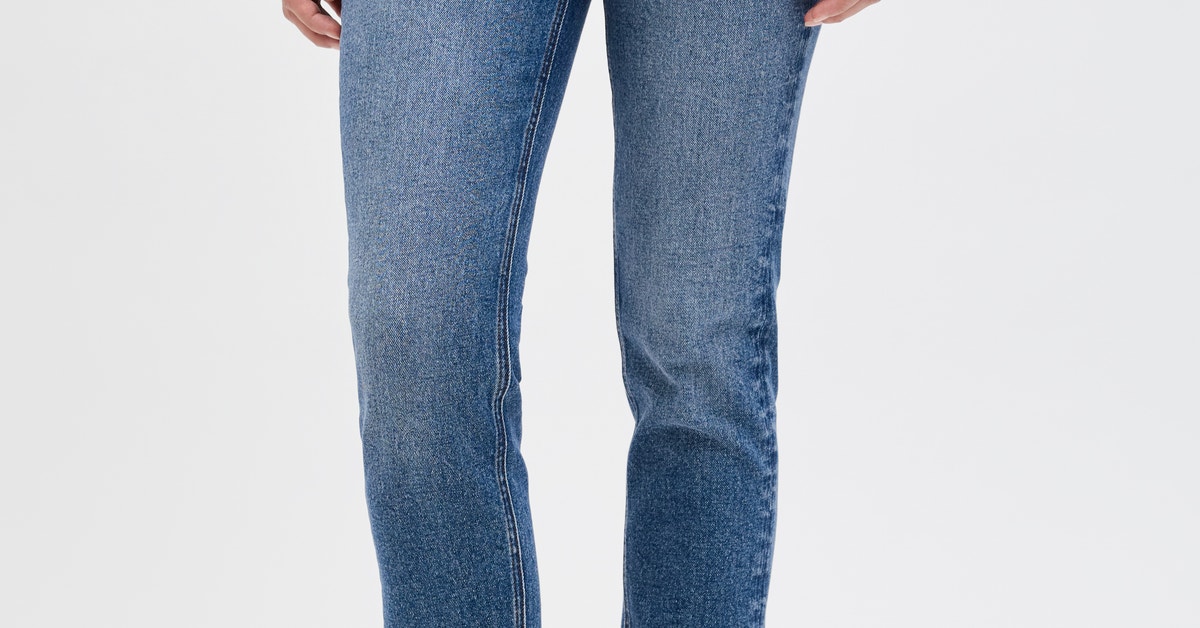 JXBERLIN SLIM HW JEANS C2044 DNM NOOS | Bleu foncé | JJXX®