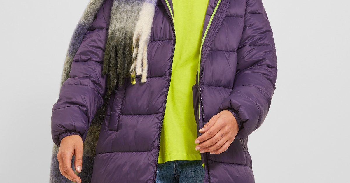 JXNORA Puffer jacket | Dark Purple | JJXX®