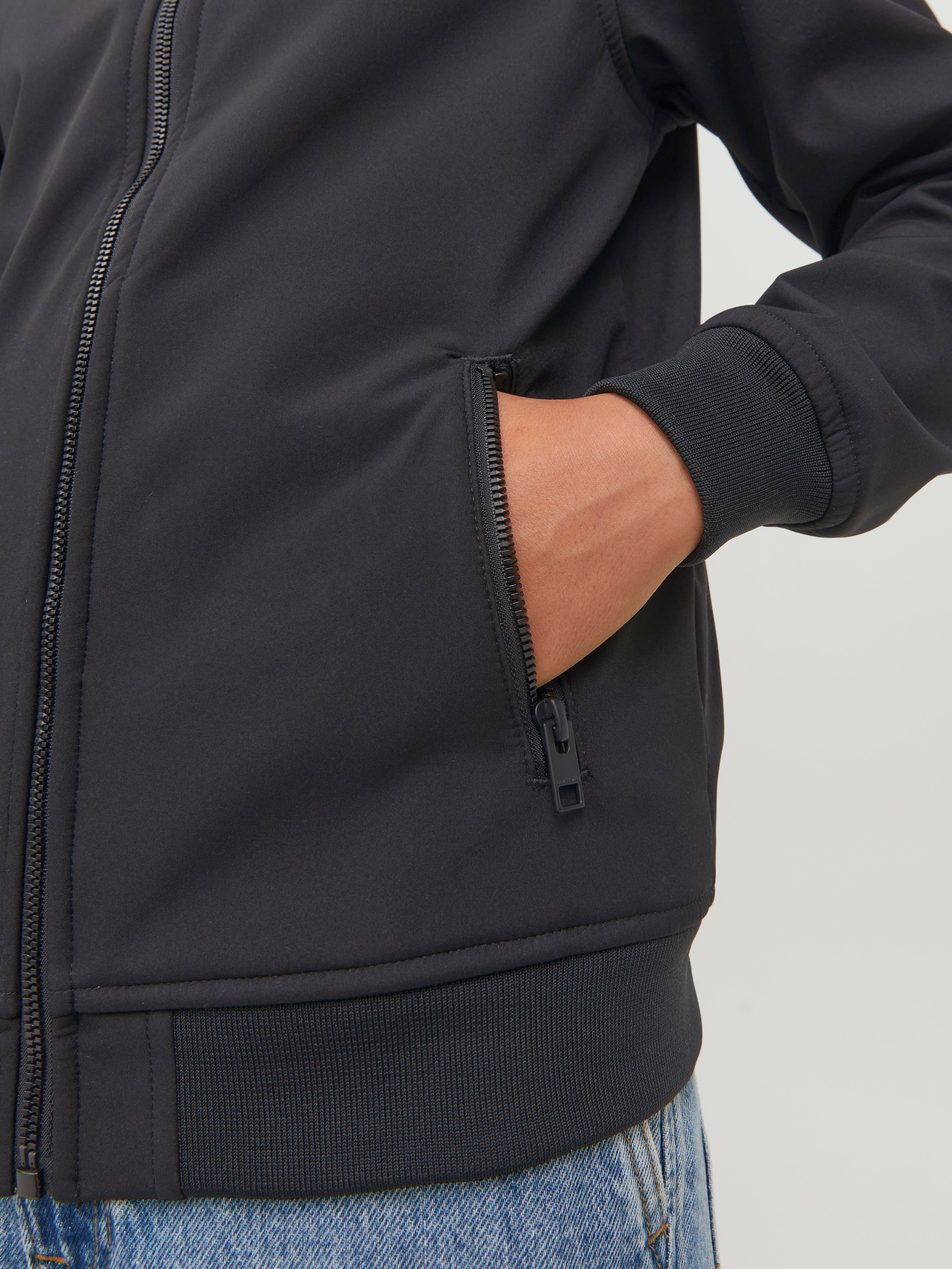 Softshell jas Voor jongens | Zwart | Jack & Jones®