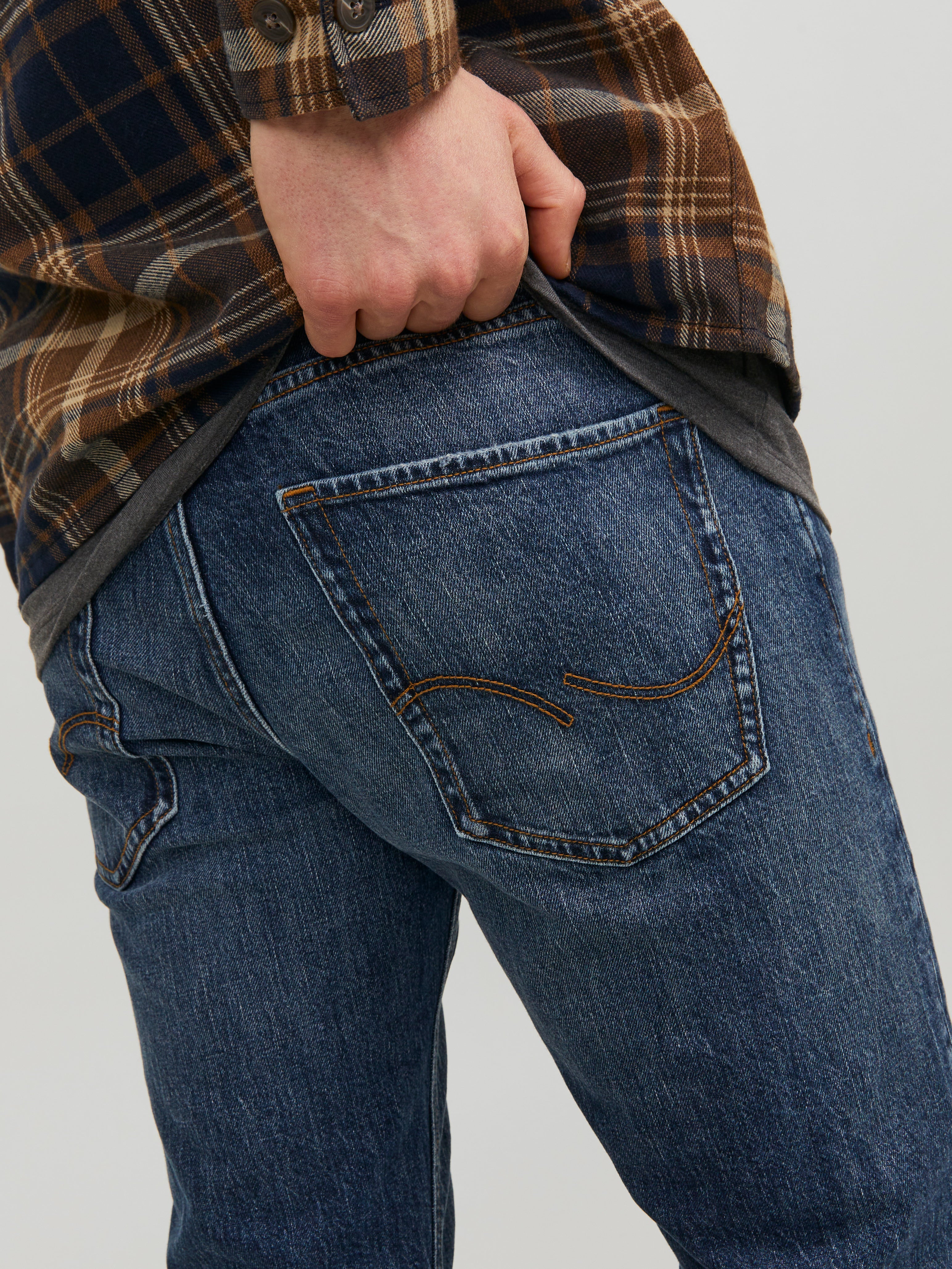 JJIMIKE JJORIGINAL SBD 551 Tapered fit jeans | Mittelblau | Jack & Jones®