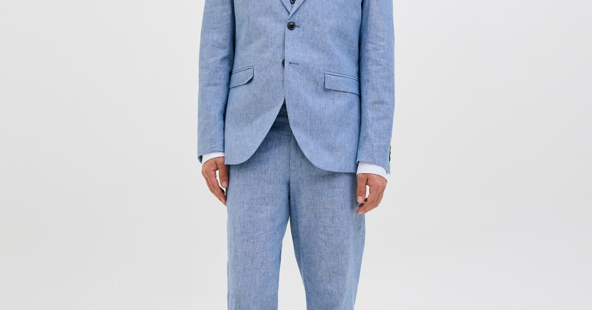 JPRRIVIERA Slim Fit Suit | Dark Blue | Jack & Jones®