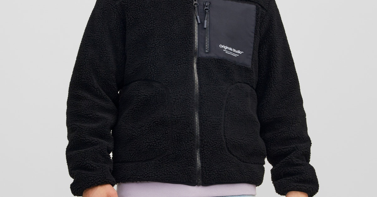 Teddy jacket | Black | Jack & Jones®