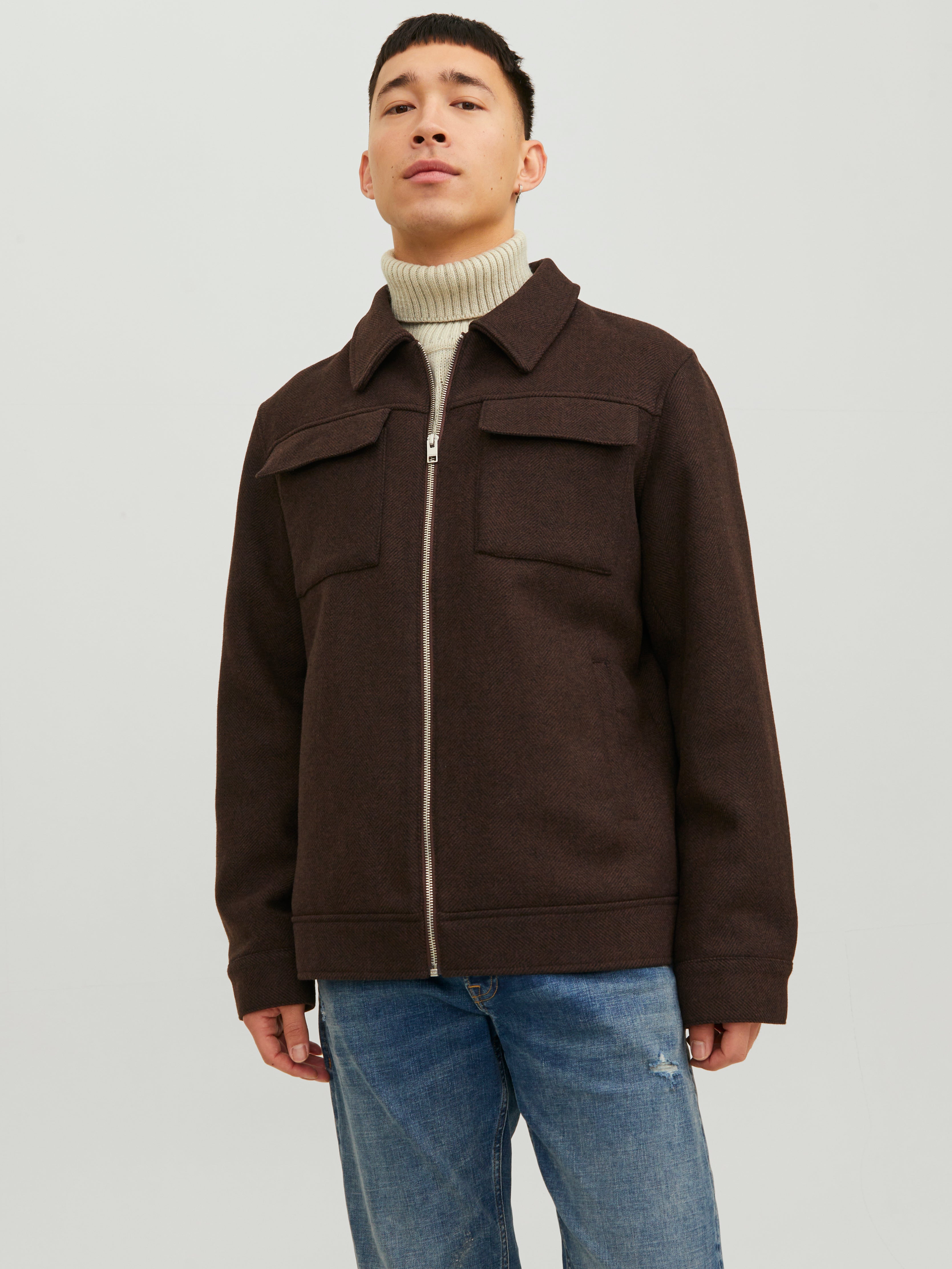 Bomber jacket | Dark Brown | Jack & Jones®