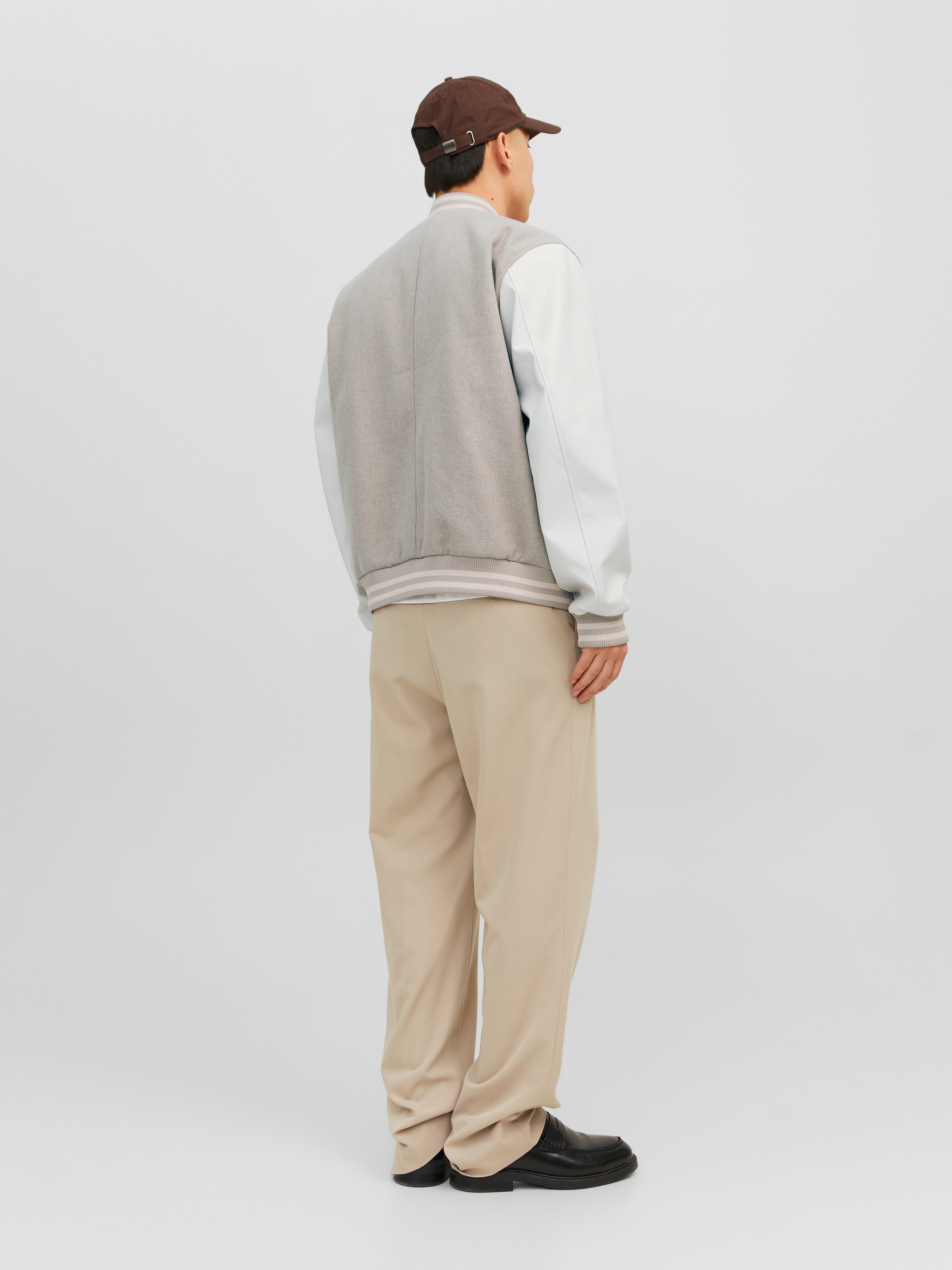 Varsity Jacket | Beige | Jack & Jones®