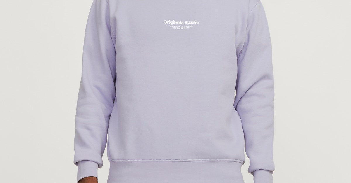 Trykk Sweatshirt | Lys lilla | Jack & Jones®
