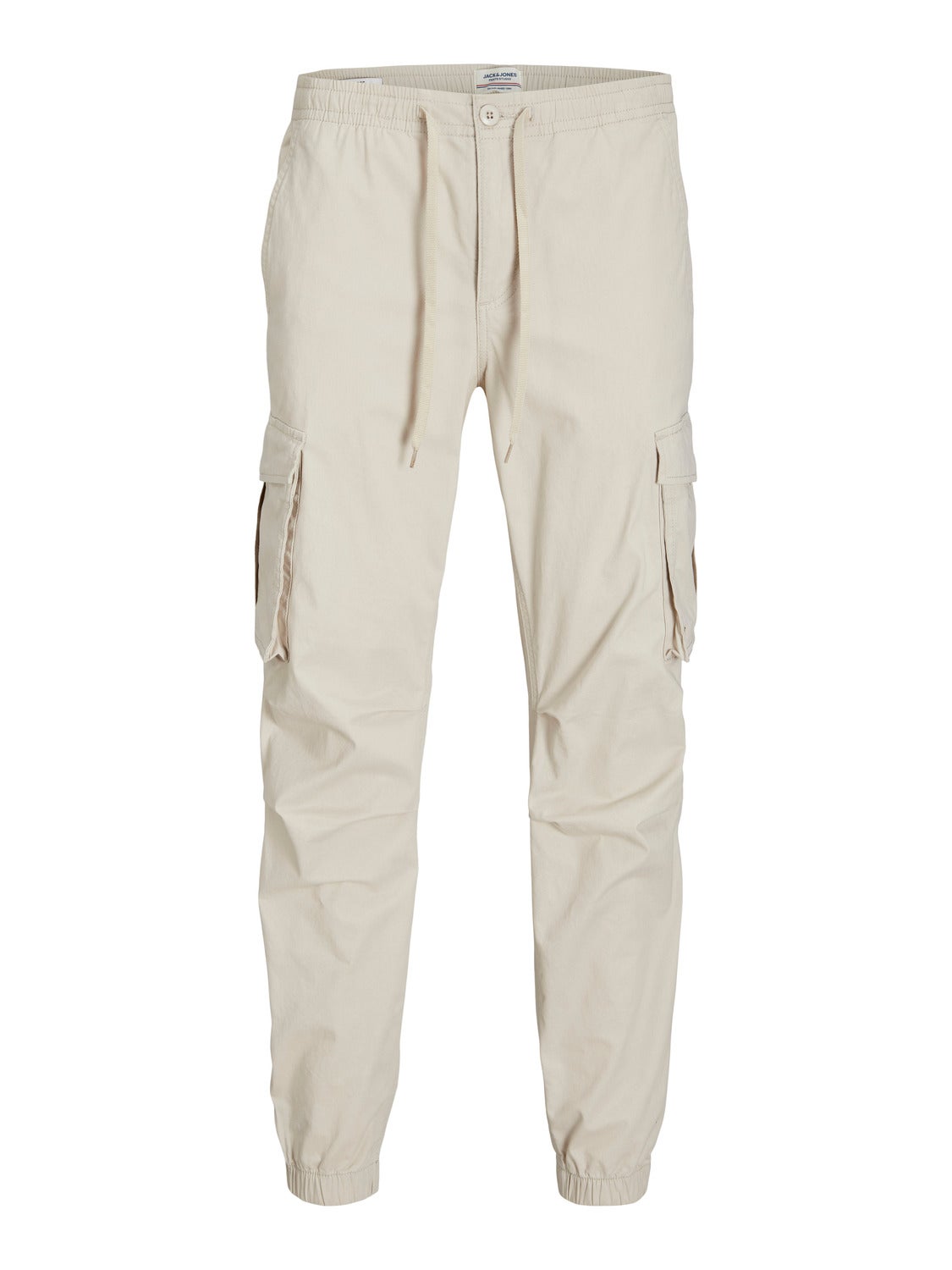 Relaxed Fit Cargo trousers | White | Jack & Jones®