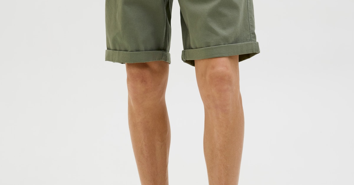 Regular Fit Chino Shorts | Dunkelgrün | Jack & Jones®