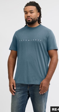 Plus Size Logo T-shirt | Mørkegrå | Jack & Jones®