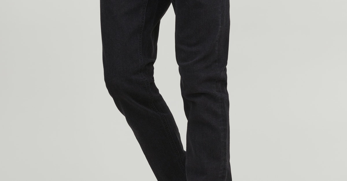 JJIGLENN JJORIGINAL SQ 356 Vaqueros de corte slim | Negro | Jack & Jones®
