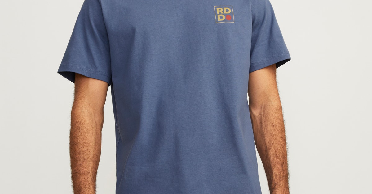 RDD Logo Rundhals T-shirt | Dunkelblau | Jack & Jones®