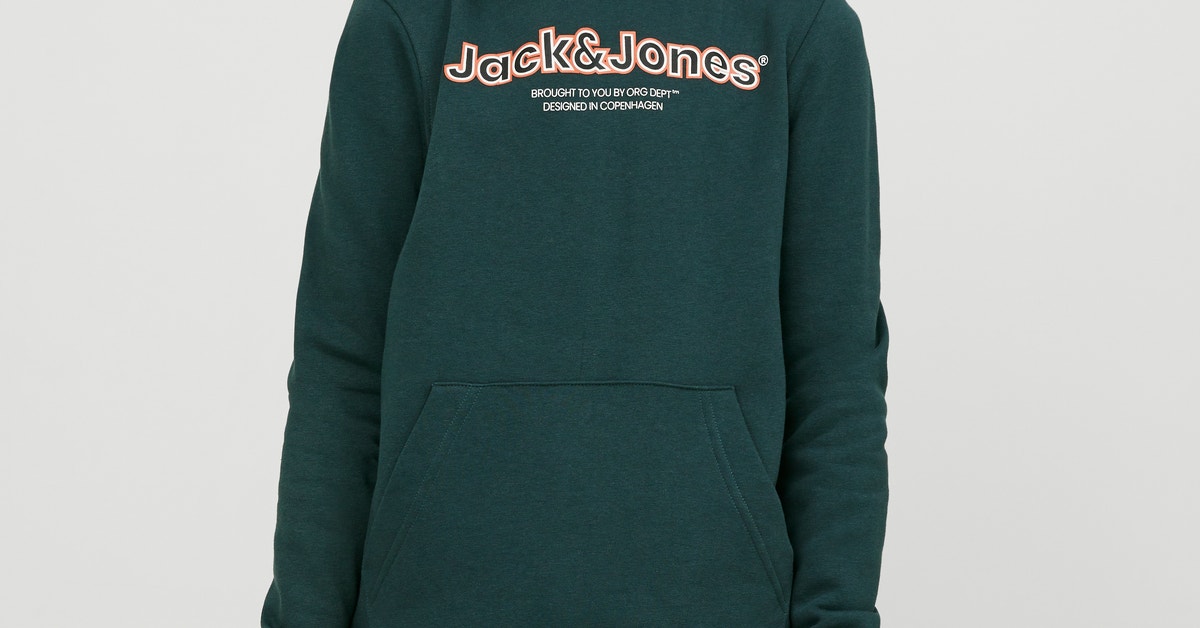 Logo Hettegenser For gutter med 50 rabatt | Jack & Jones®