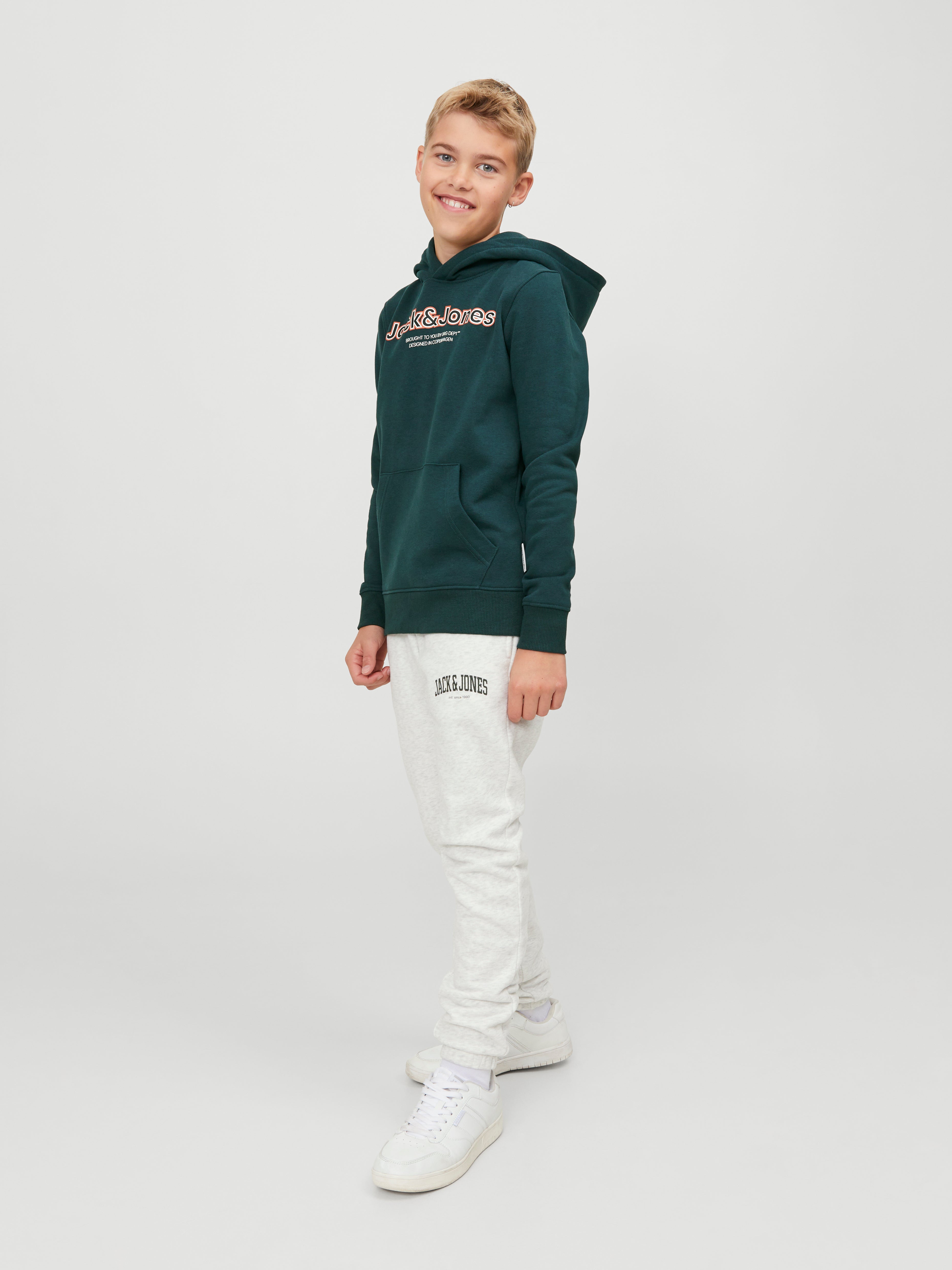 Logo Hettegenser For gutter med 50 rabatt | Jack & Jones®