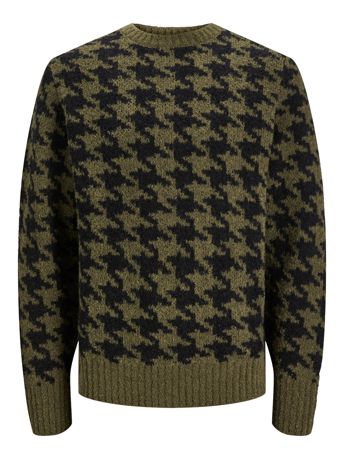 40% Rabatt auf Kariert Strickpullover mit Rundhals | Jack & Jones®