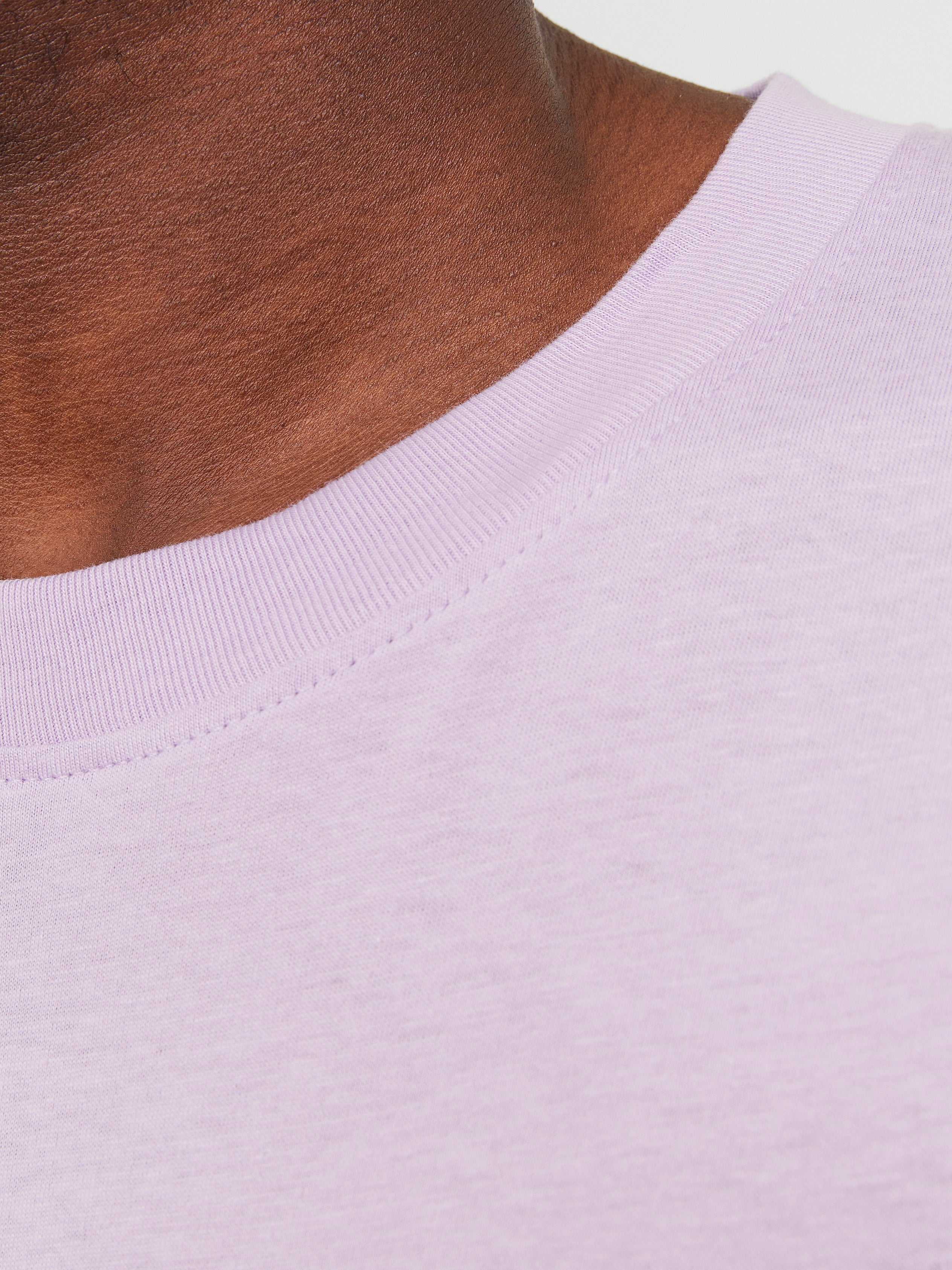 Camiseta Liso Cuello redondo | Violeta claro | Jack & Jones®