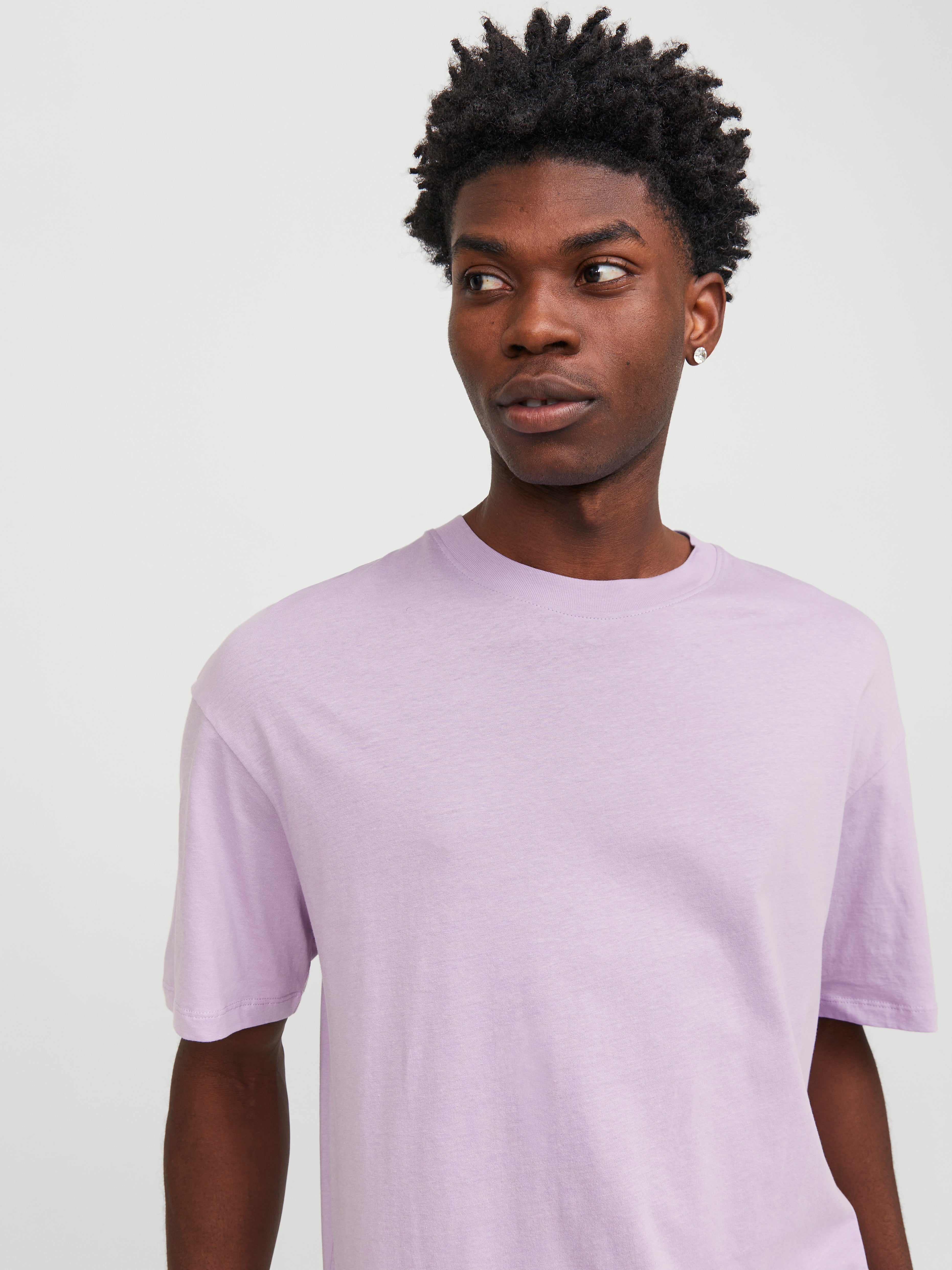 Camiseta Liso Cuello redondo | Violeta claro | Jack & Jones®