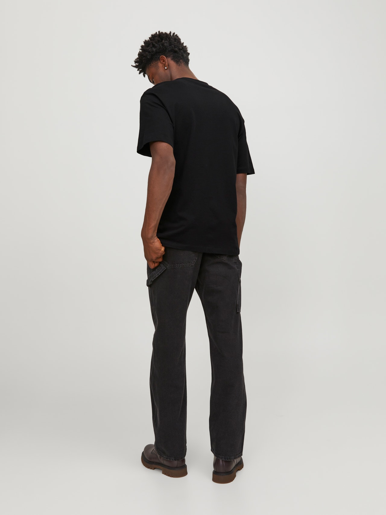Plain Crew Neck T Shirt Black Jack And Jones®