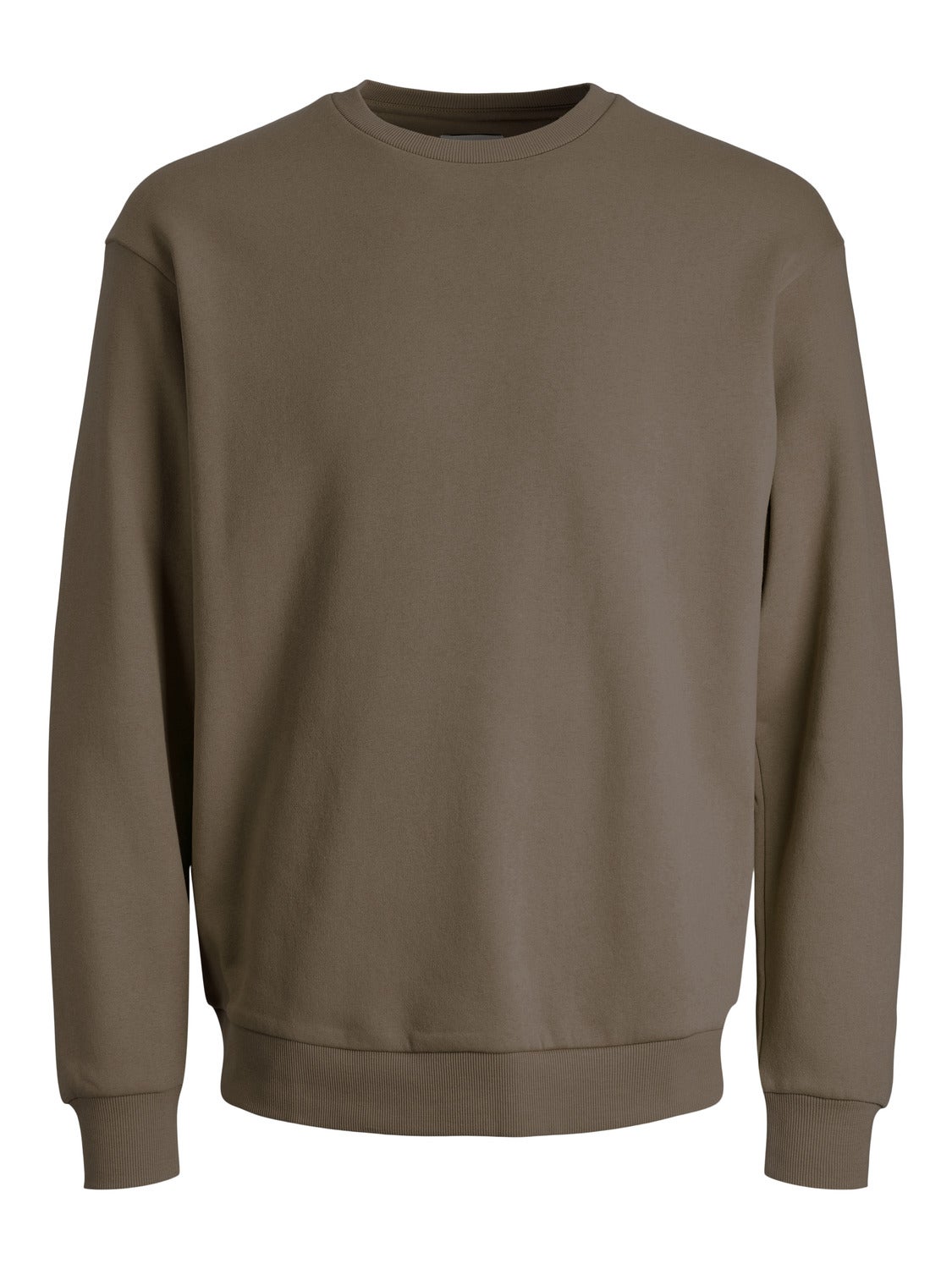 Plain Crew neck Sweatshirt | Light Grey | Jack & Jones®