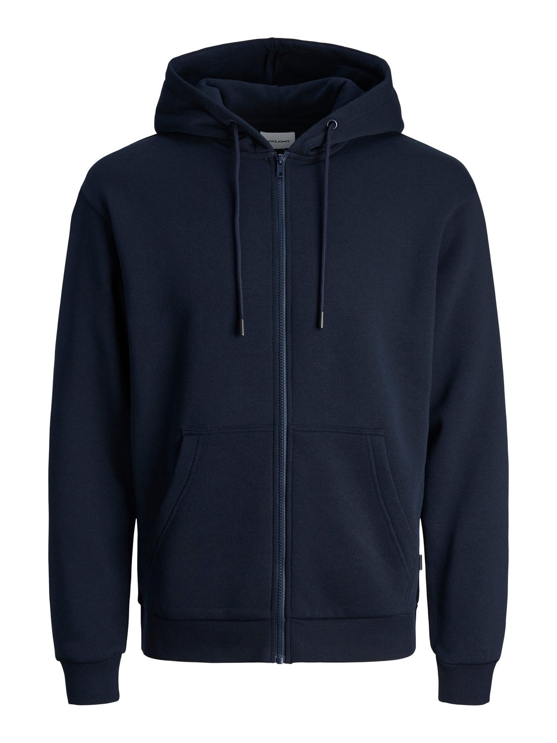 Sweat à capuche zippé Uni | Bleu foncé | Jack & Jones®