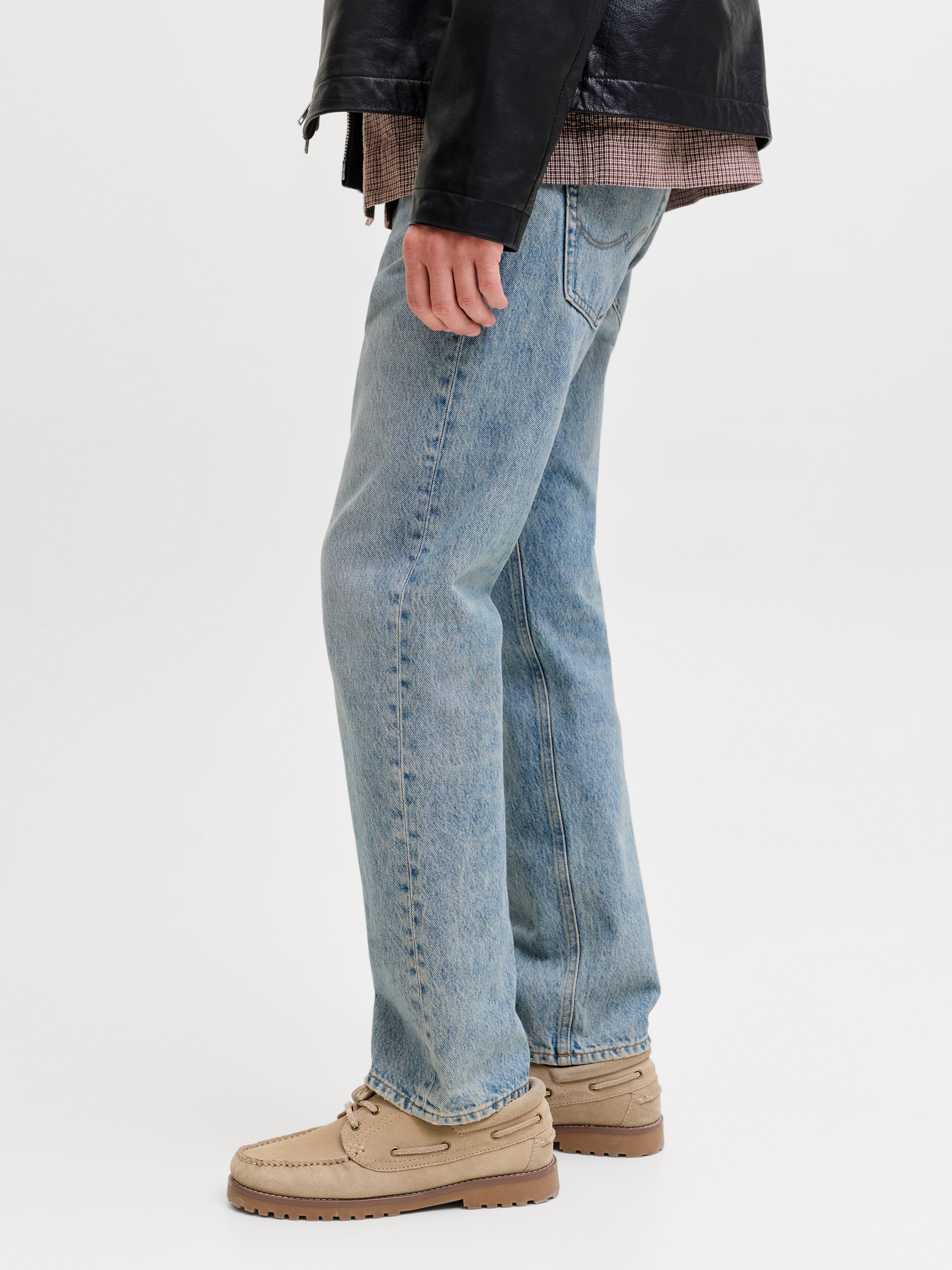 JJICHRIS JJORIGINAL SBD 333 Relaxed Fit Jeans | Midden Blauw | Jack & Jones®