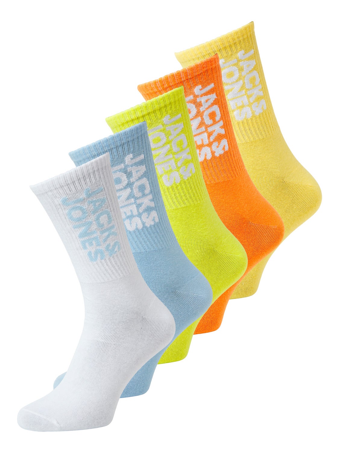 Men's Socks | Ankle & Crew | White & Funny | JACK & JONES