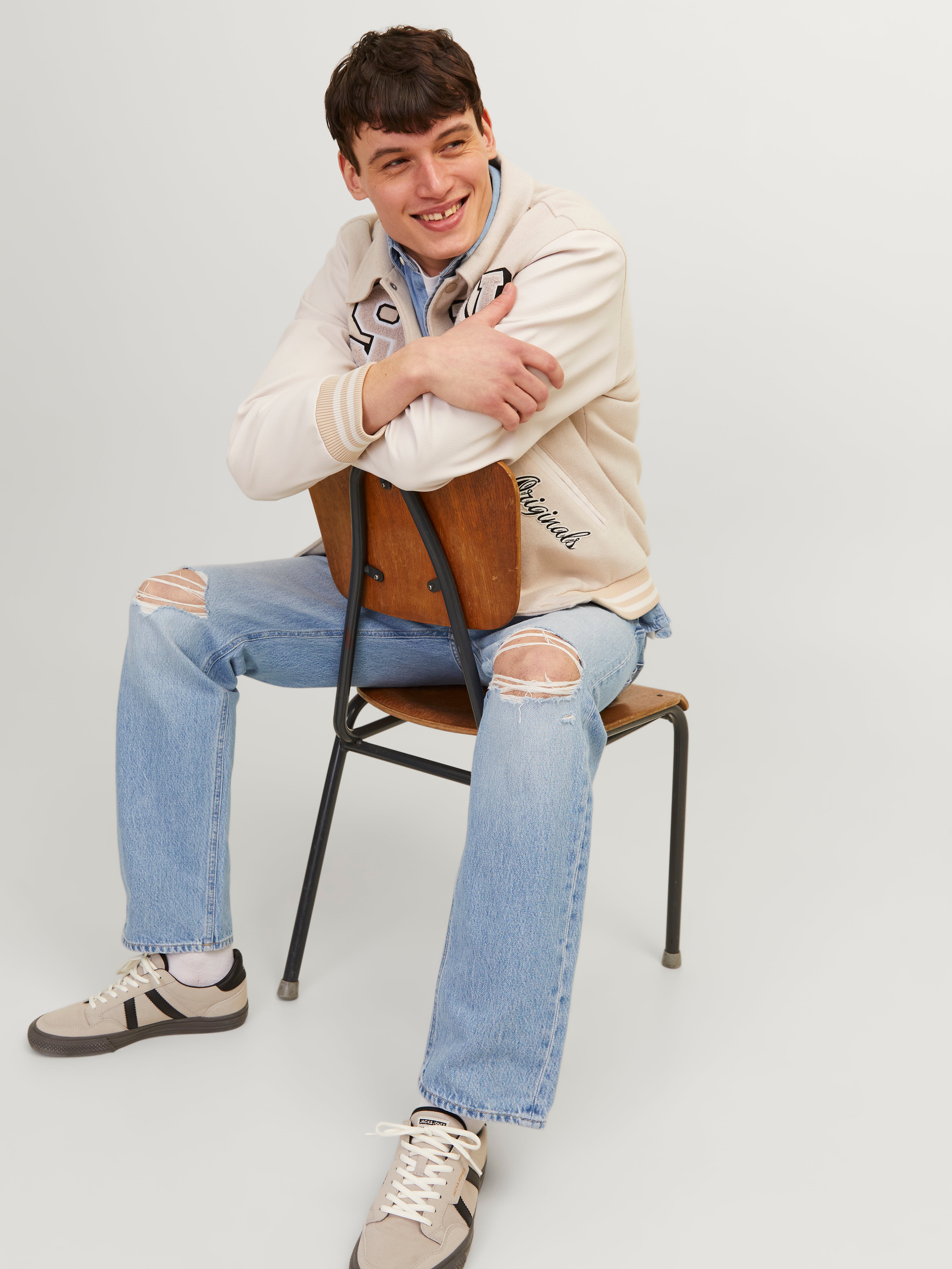 JJICHRIS JJORIGINAL SBD 921 SN Relaxed Fit Jeans | Medium Blue | Jack ...