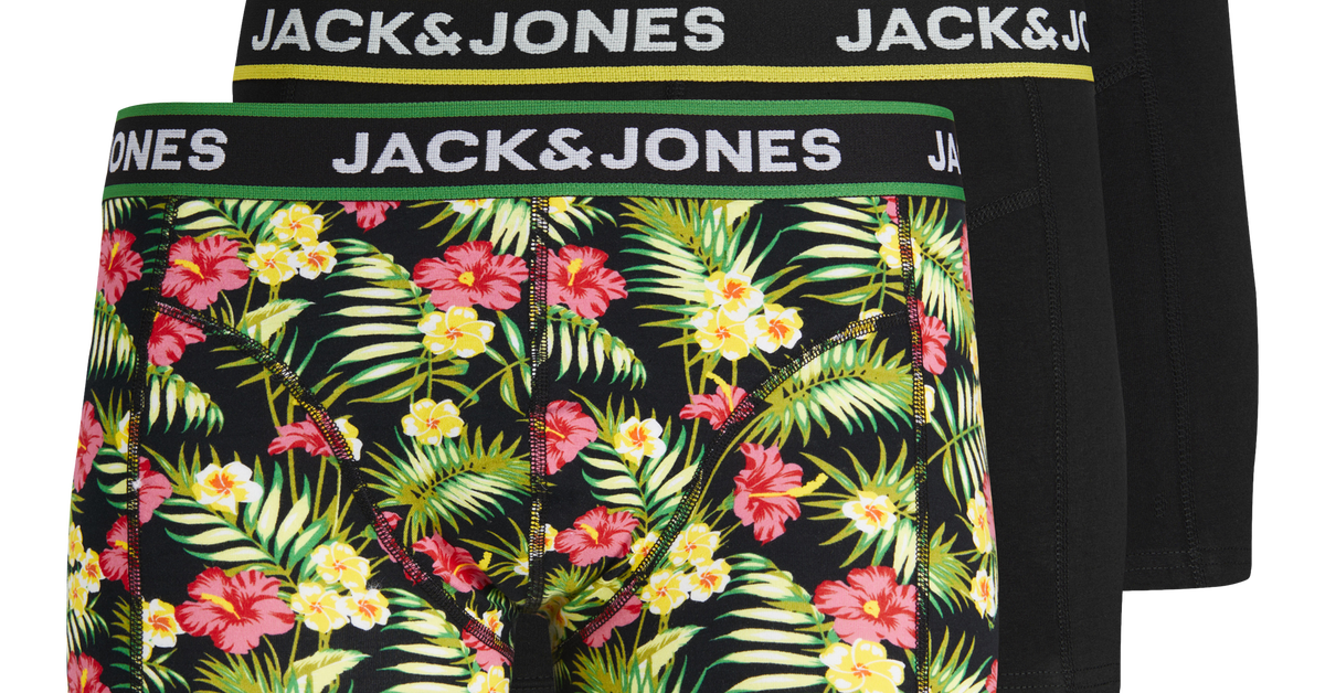 3-pack Trunks Junior | Black | Jack & Jones®