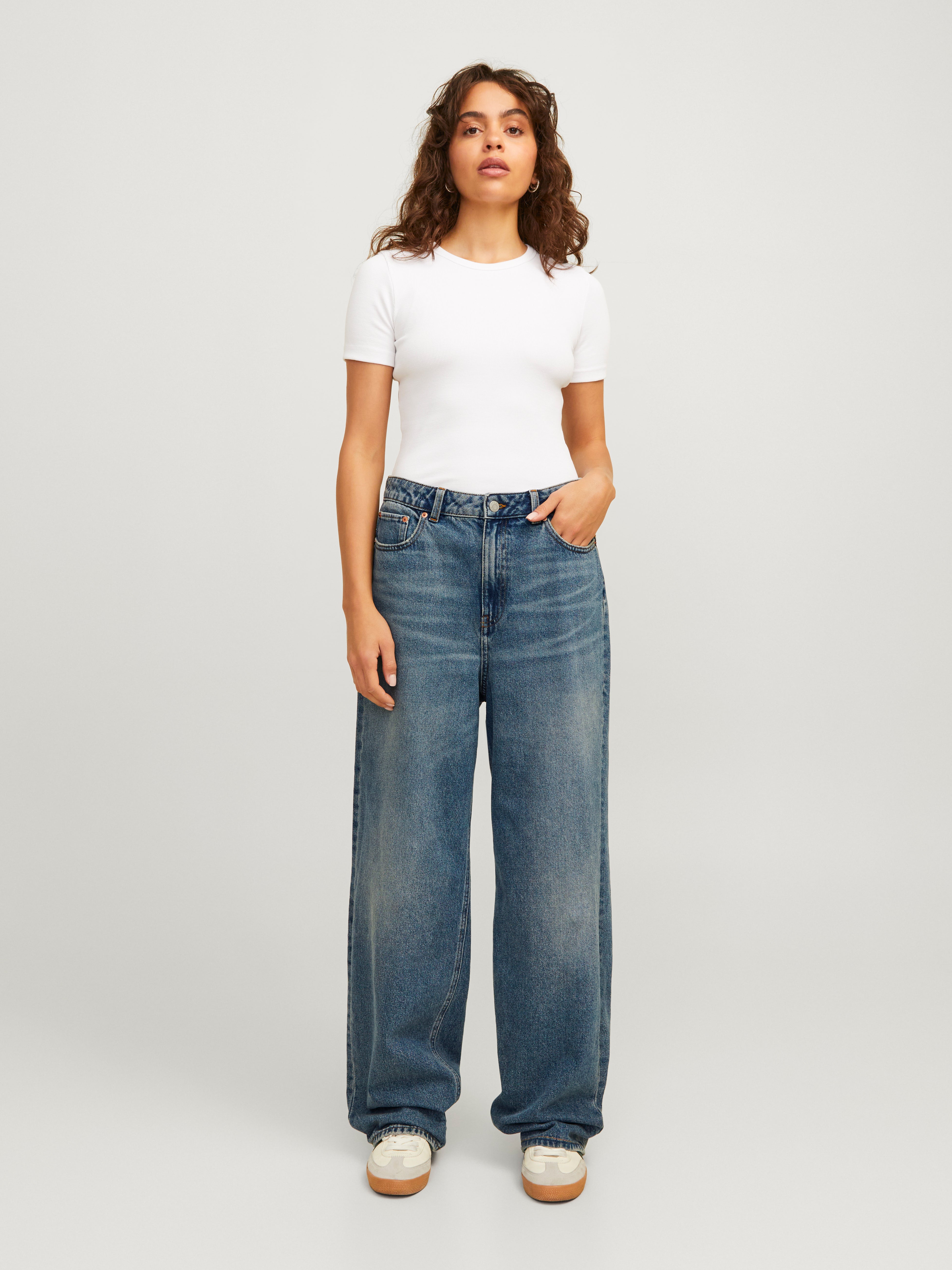 JXERIN BAGGY MW JEANS R108 DNM | Dark Blue | JJXX®