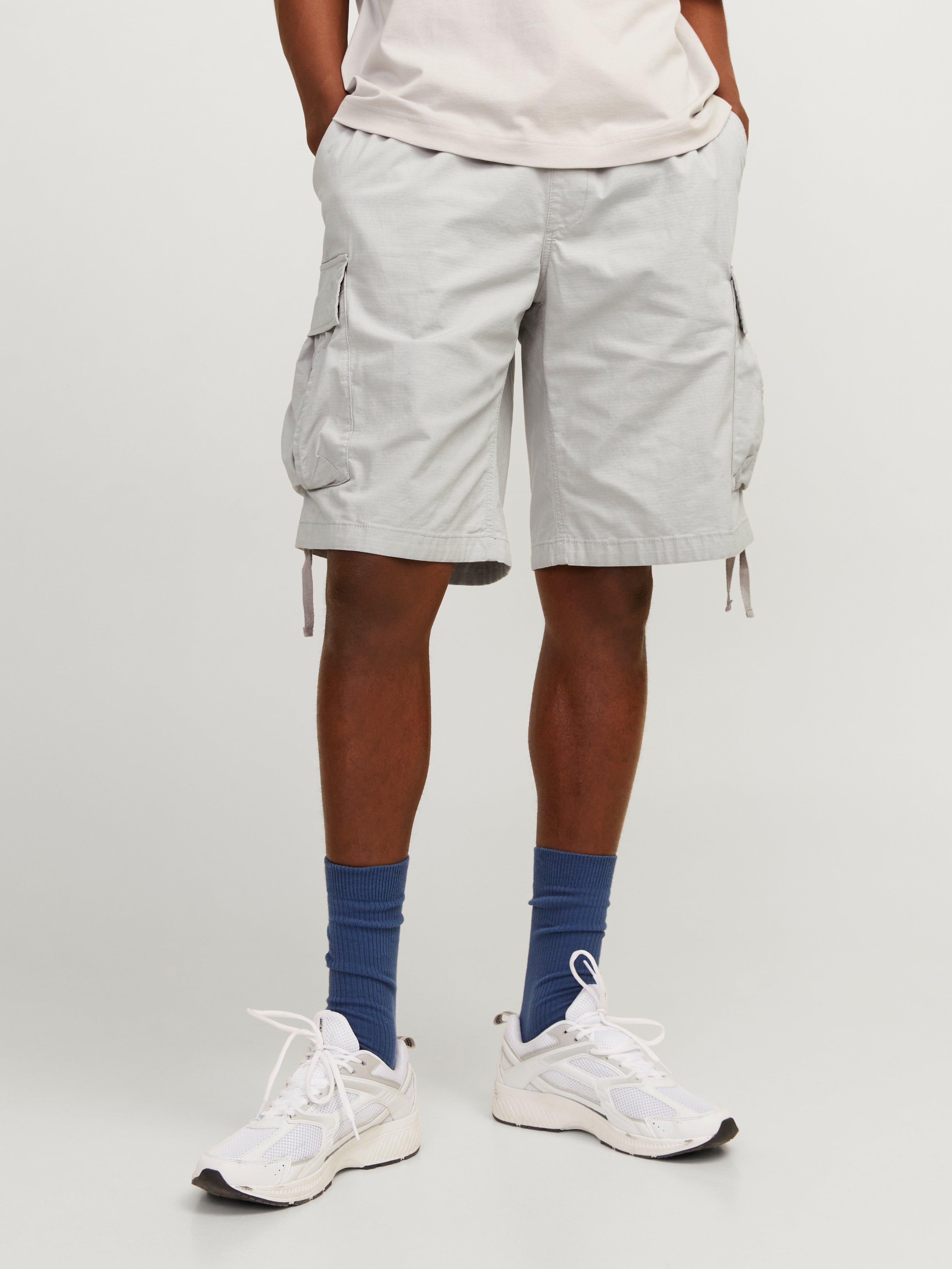 Balloon Fit Cargo shorts | Medium Grey | Jack & Jones®