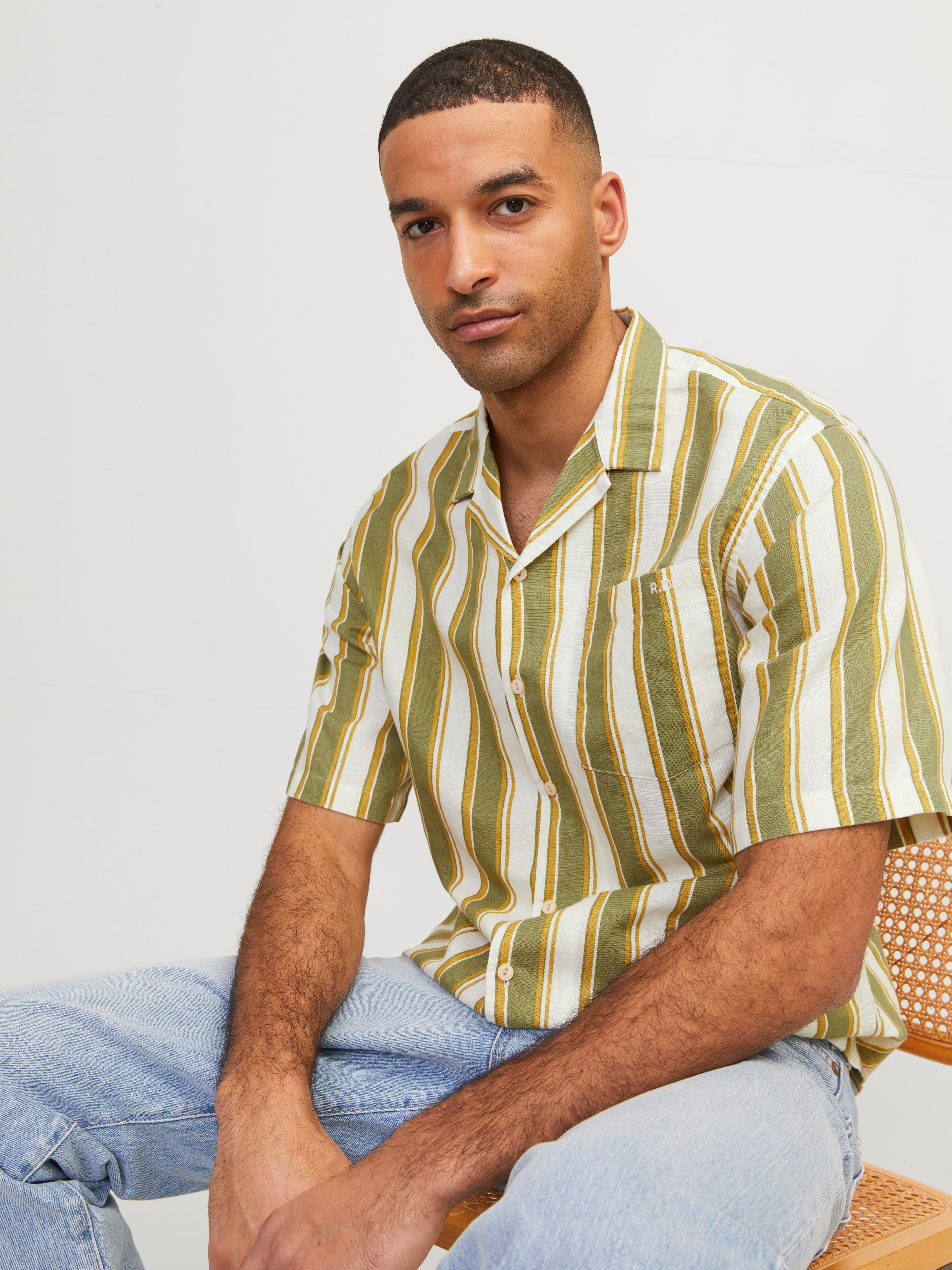 RDD Relaxed Fit Resort shirt | Medium Green | Jack & Jones®