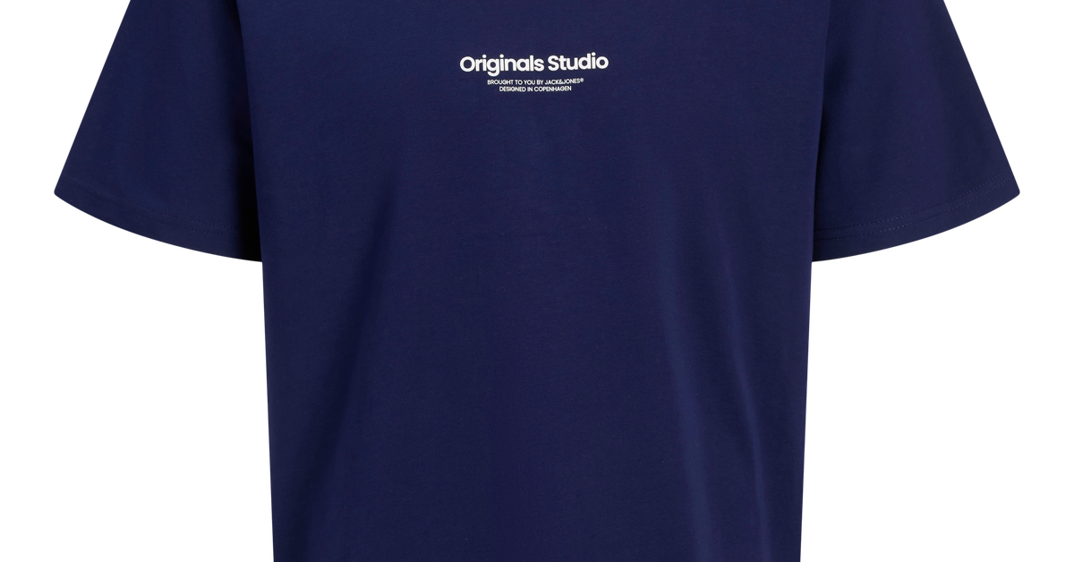 Përshtatja e lirshme Qafa e ekuipazhit MINI T-Shirt | Dark Blue | Jack ...