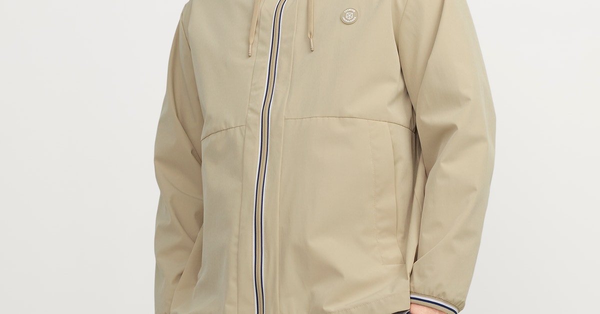 Plus Size Softshell jacket | Beige | Jack & Jones®