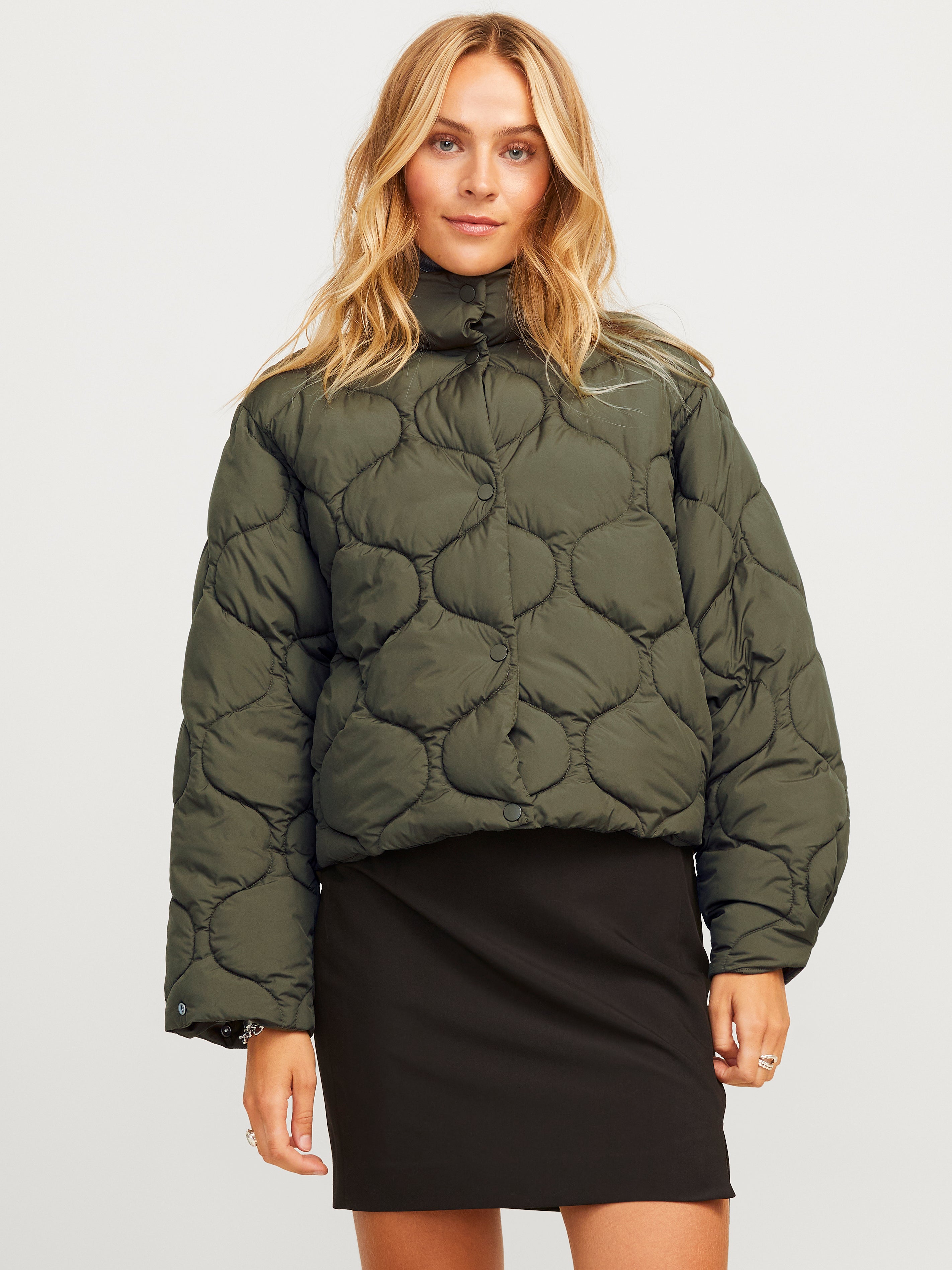 JXSENA Giacca trapuntata | Verde medio | JJXX®