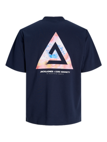 O-Neck T-shirt | Dark Blue | Jack & Jones® O-Neck T-shirt | Dark Blue | Jack & Jones®