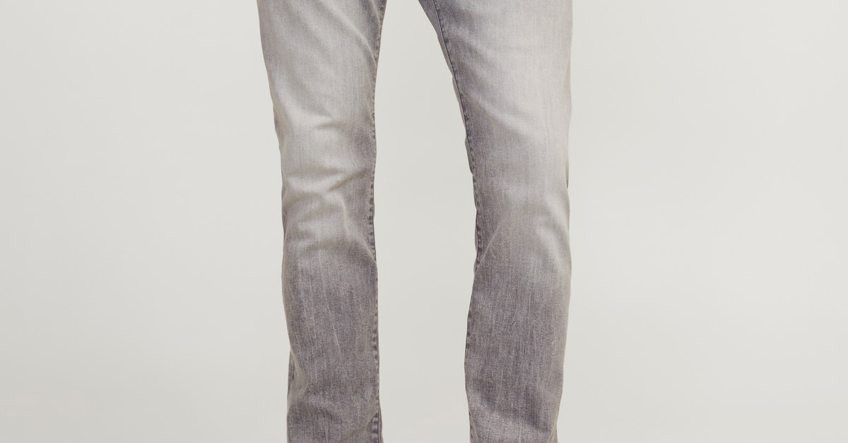 JJIGLENN JJFOX AM 492 50SPS NOOS Jean Slim Fit | Cinzento Médio | Jack ...