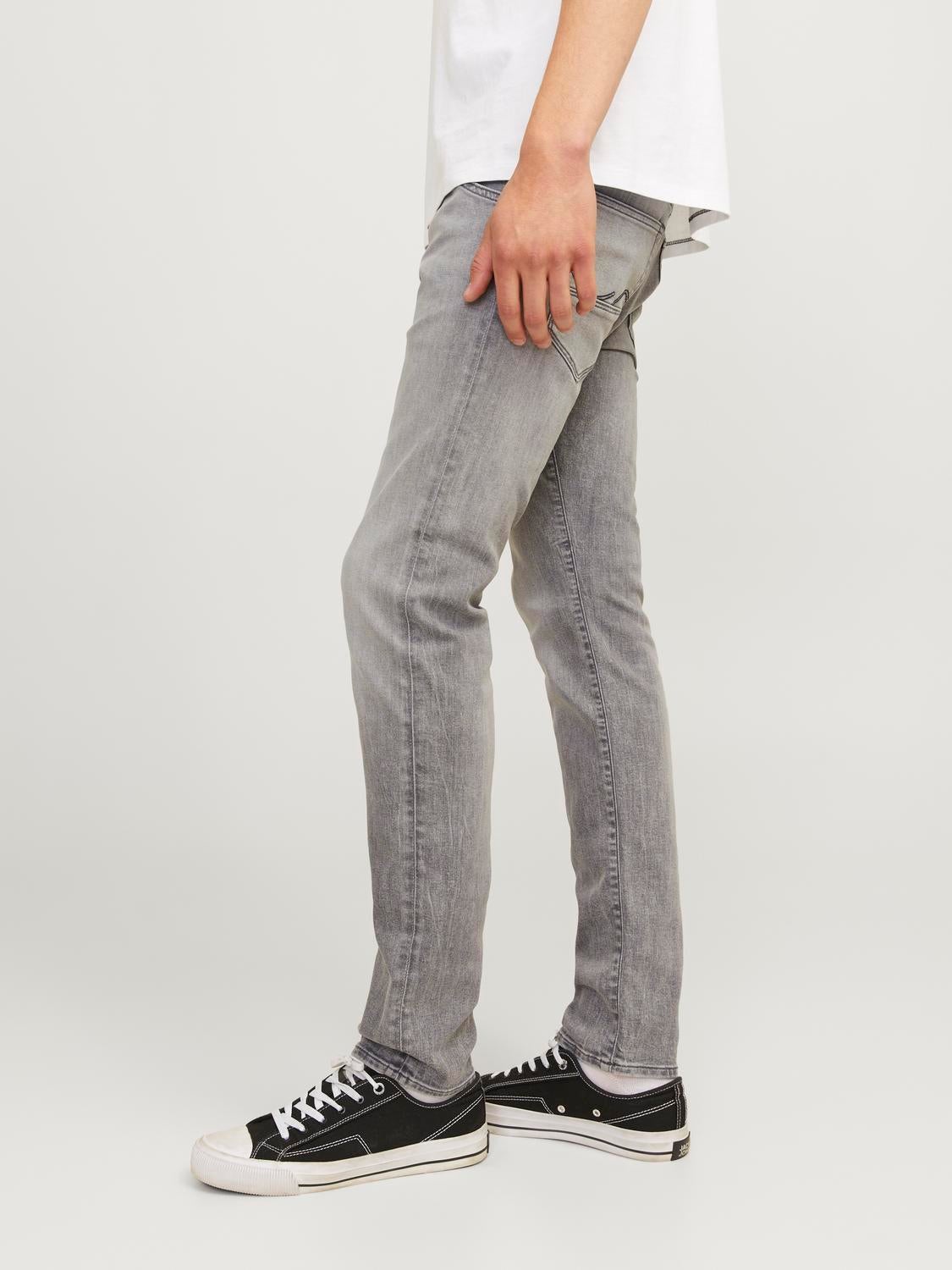 JJIGLENN JJFOX AM 492 50SPS Slim Fit Jeans | Mittelgrau | Jack & Jones®