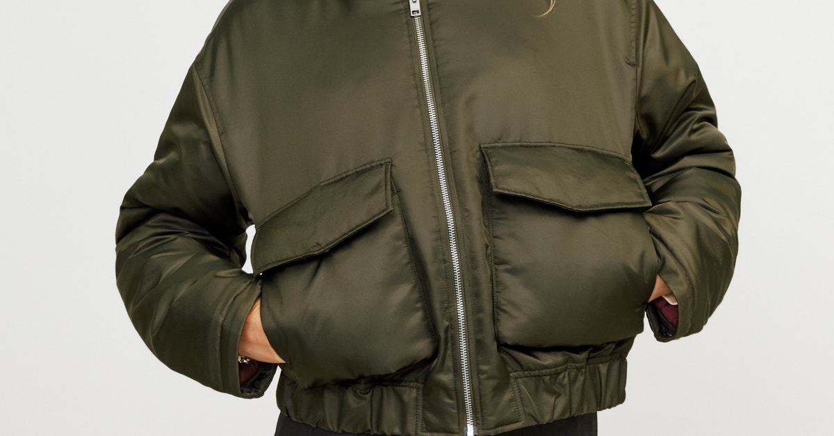 JXCAREN Bomber jacket | Medium Green | JJXX®