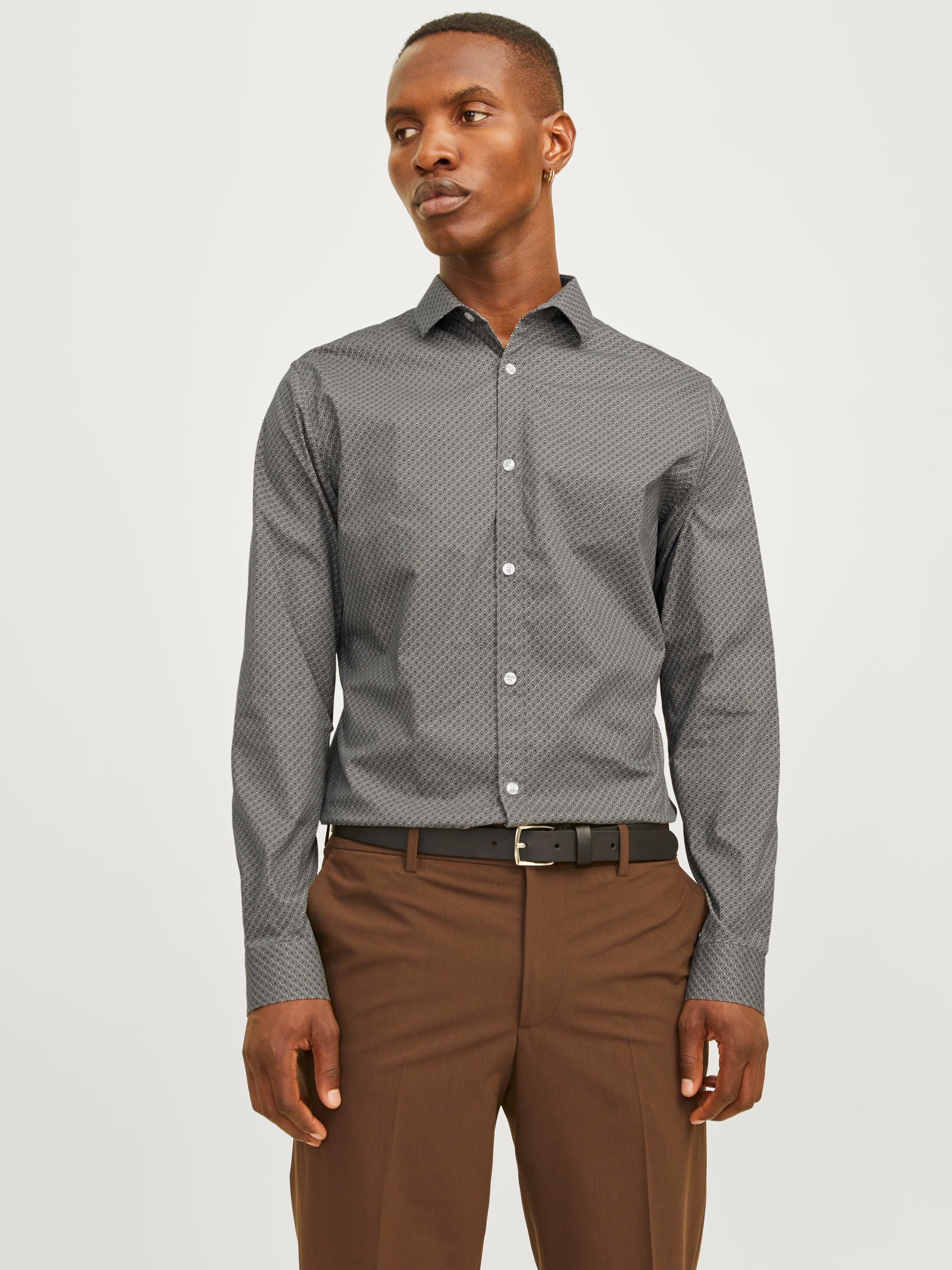 JPRBUSHWICK Regular Fit Tailored Pants | Dark Brown | Jack JPRBUSHWICK Regular Fit Tailored Pants | Dark Brown | Jack