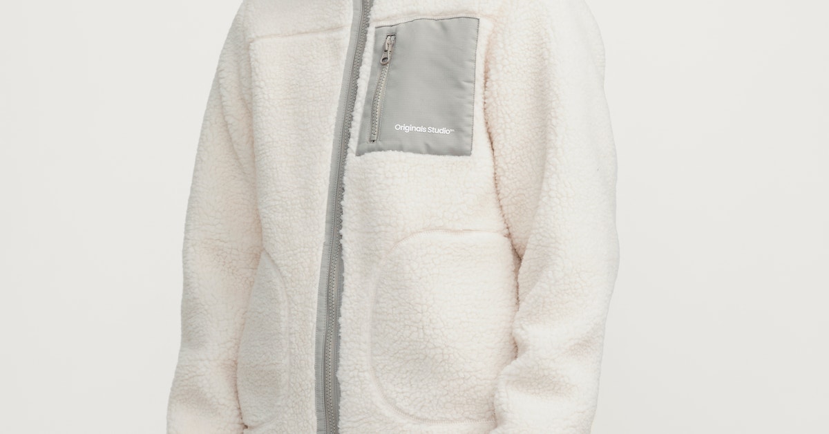 Lartë Stand Up Collar JUNIOR Pranga me lidhëse elastike Xhaketa