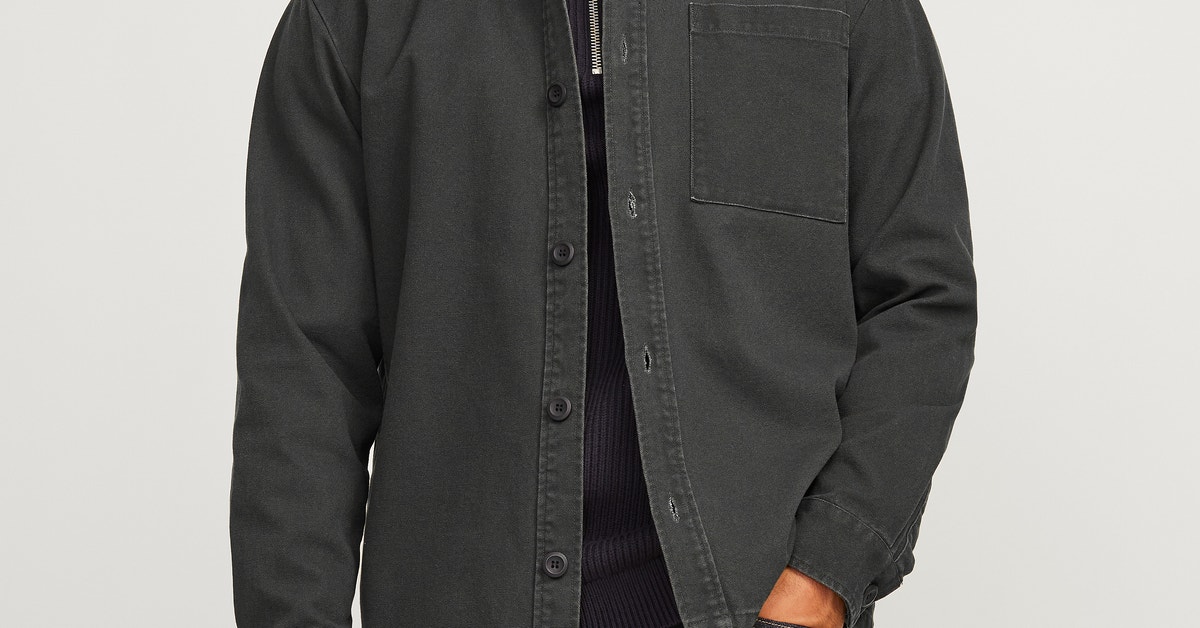 RDD Loose Fit Paitatakki | Tummanharmaa | Jack & Jones®