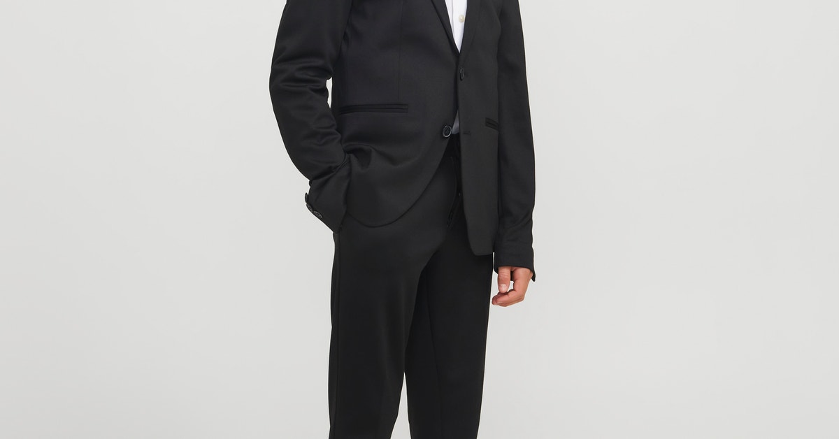 JJEJAXON JERSEY SUIT NOOS JNR Completi Junior | Nero | Jack & Jones®