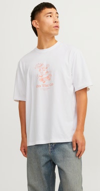 Gedruckt T-shirt | Weiß | Jack & Jones®